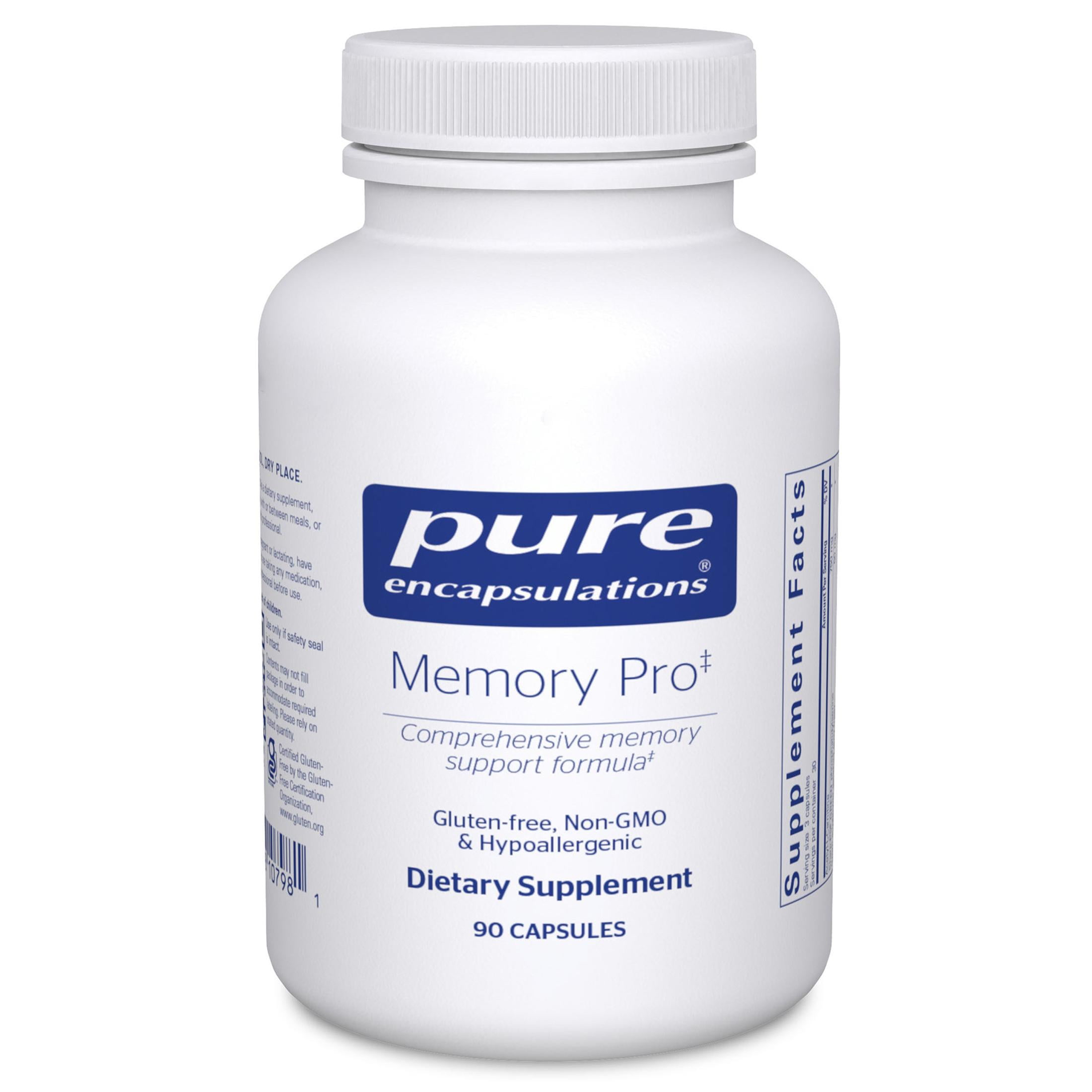 Pure Encapsulations, Memory Pro, 90 counts, Neural Support Formula ...