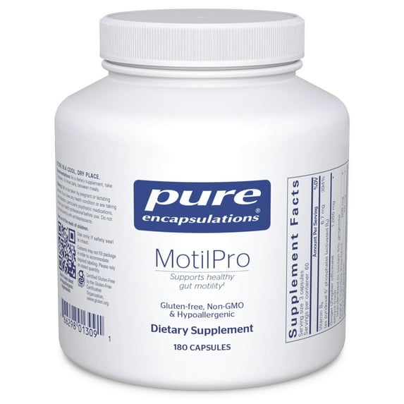 Free Shipping! Pure Encapsulations MotilPro Hypoallergenic Gut Motility ...