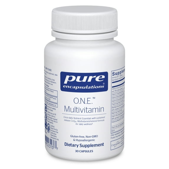 Pure Encapsulations O.N.E. Multivitamin with Choline, Lutein, CoQ10 ...