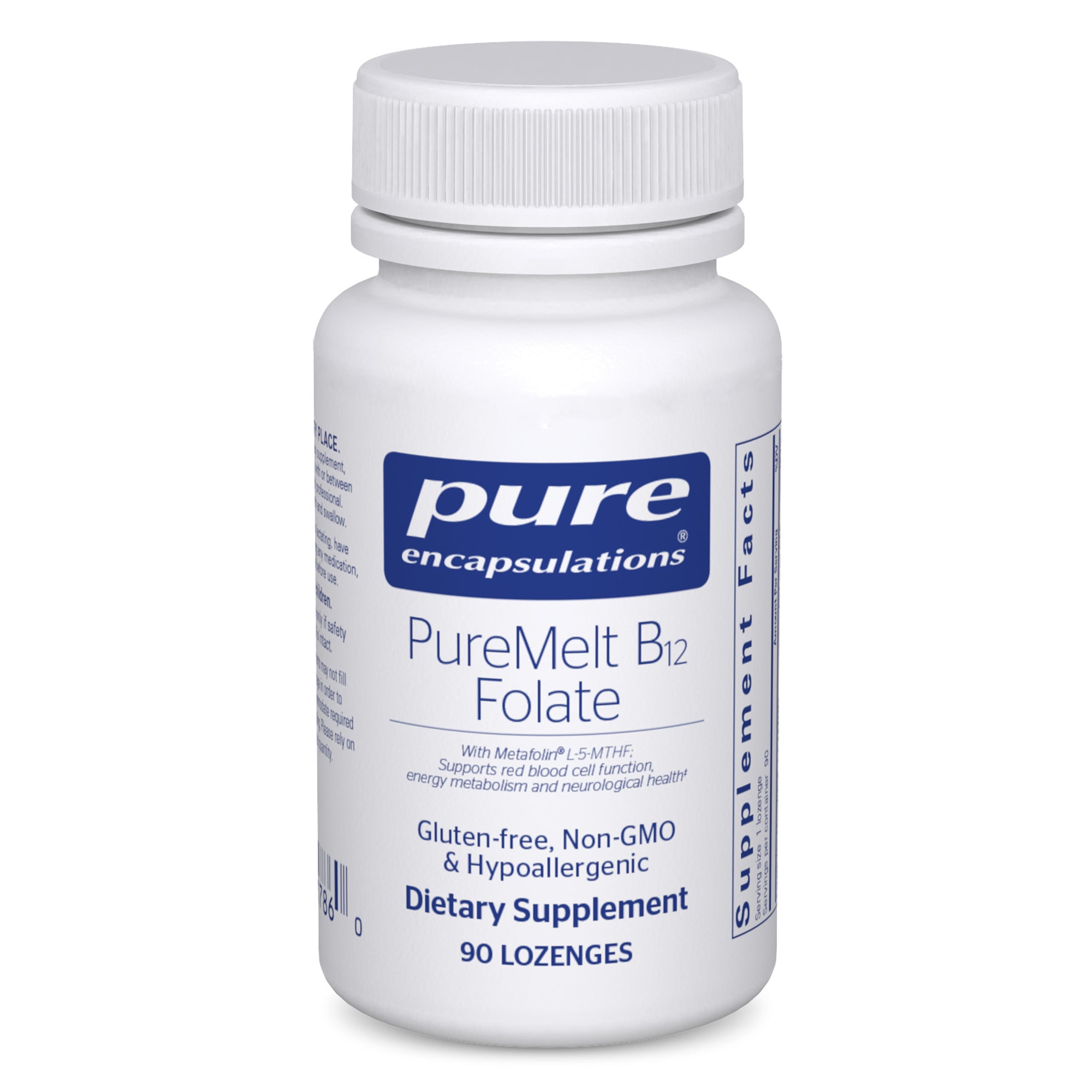 Pure Encapsulations - PureMelt B12 Folate Supplement | 1,000 mcg ...