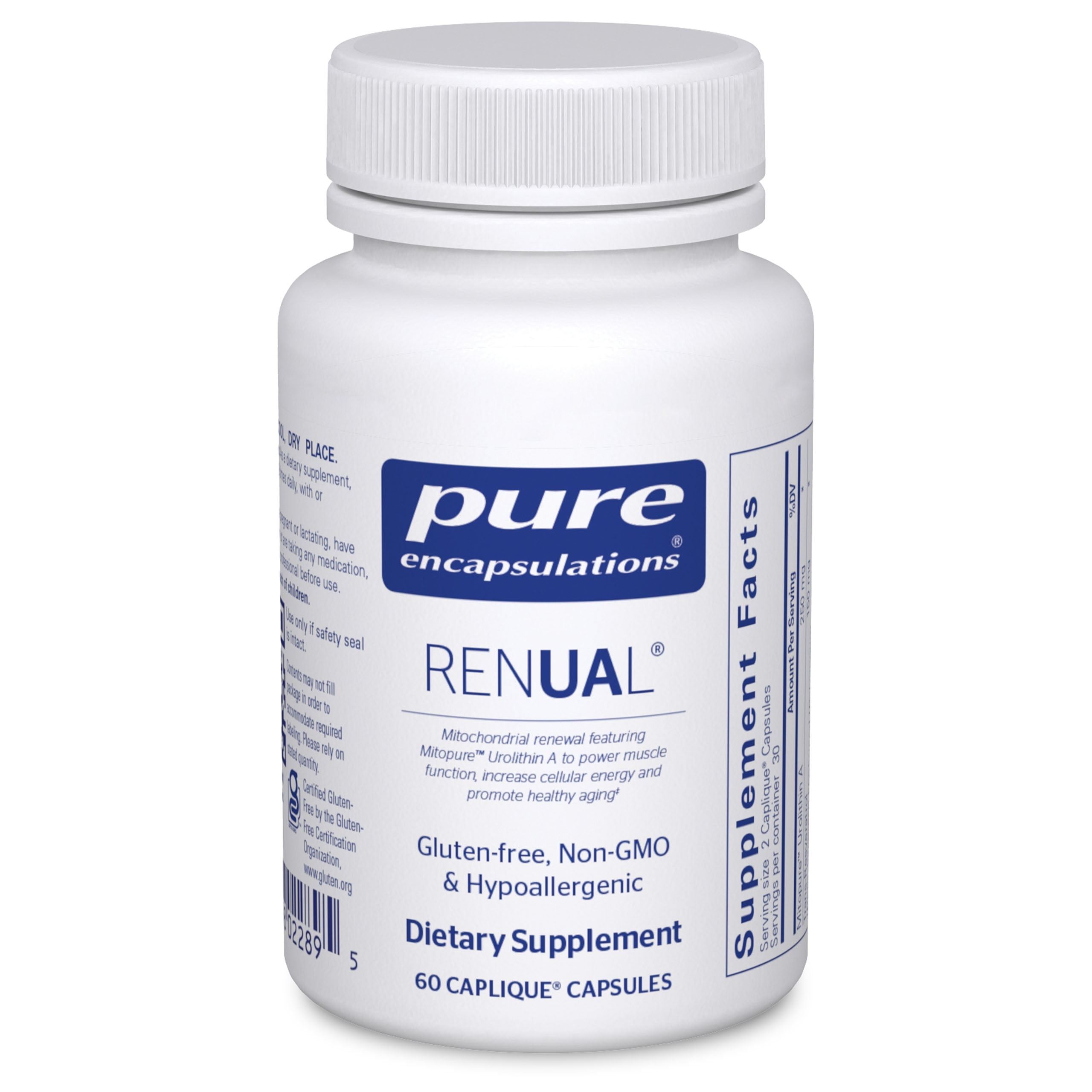 Pure Encapsulations Renual | Urolithin A Supplement | Support for ...