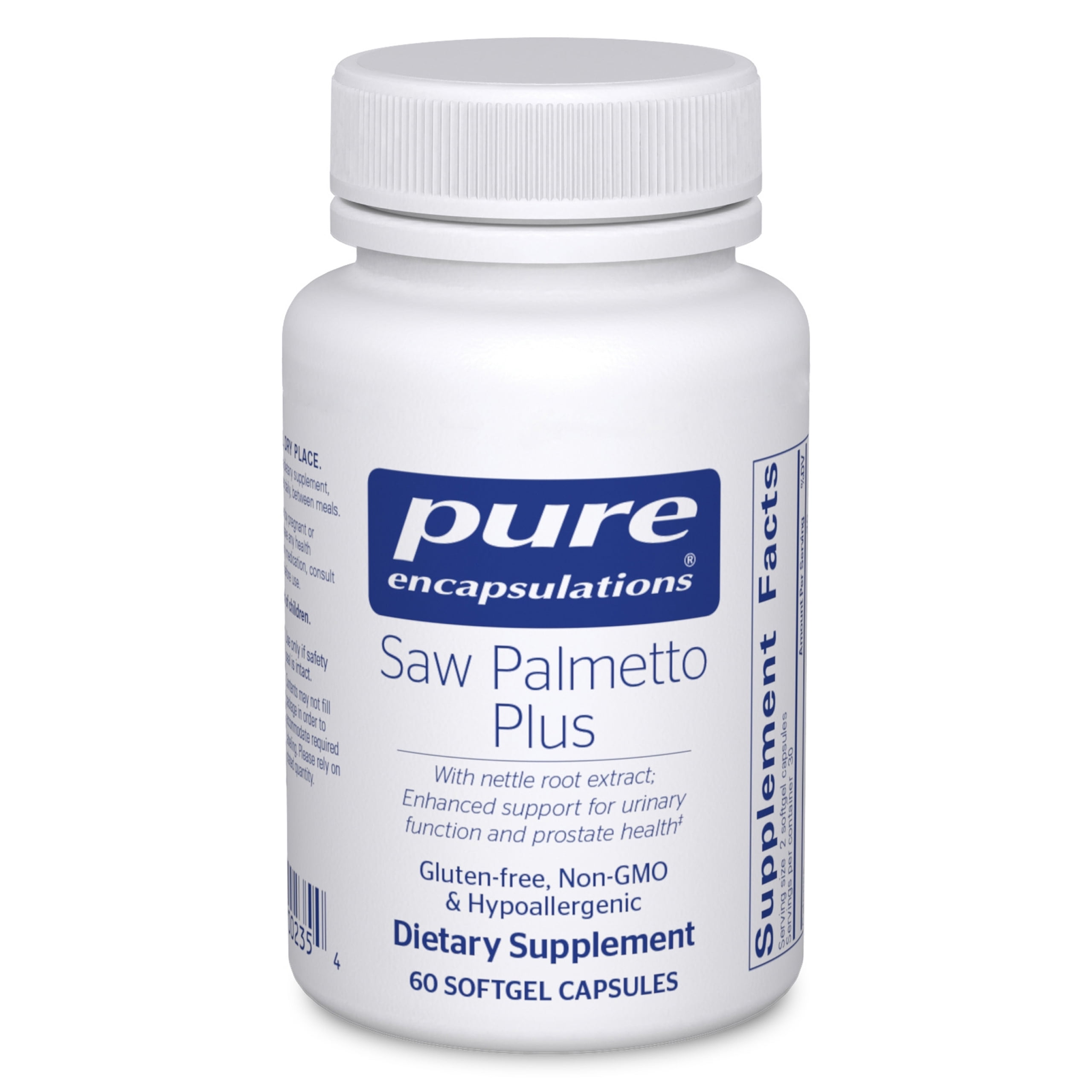 Pure Encapsulations Saw Palmetto Plus with Nettle Root | Prostate ...