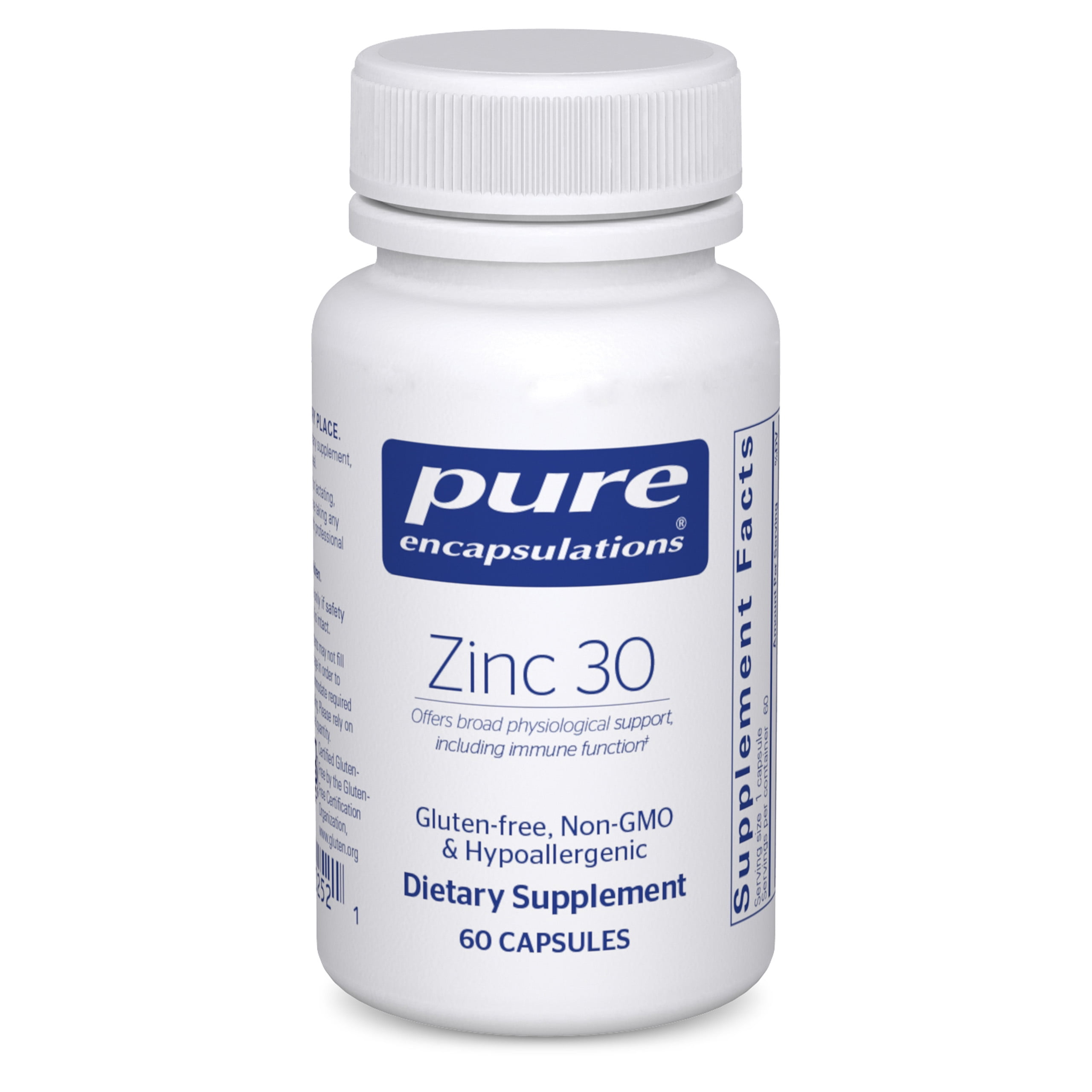 Pure Encapsulations High Potency Zinc 30mg | Immune Support, Growth ...