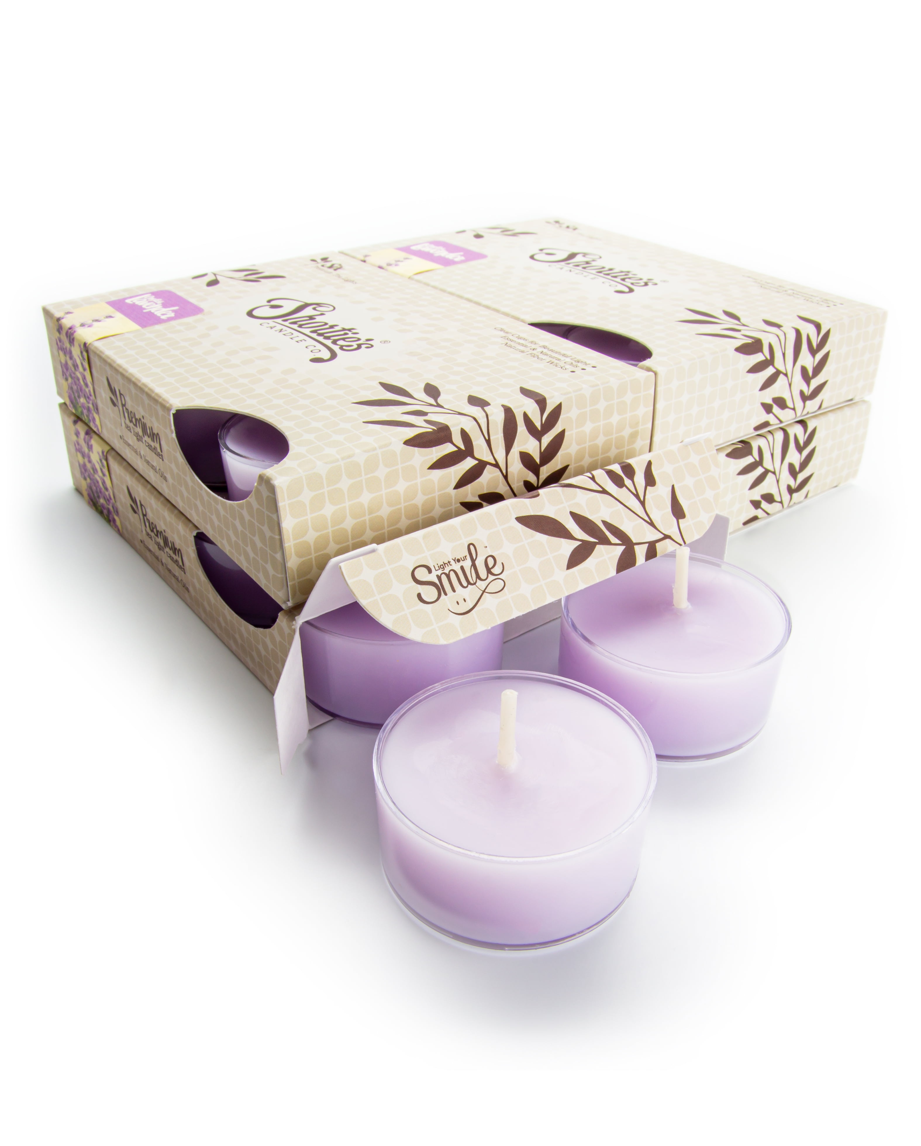 Shortie's Candle Company, Lavender Tealight Candles, 24ct - Walmart.com