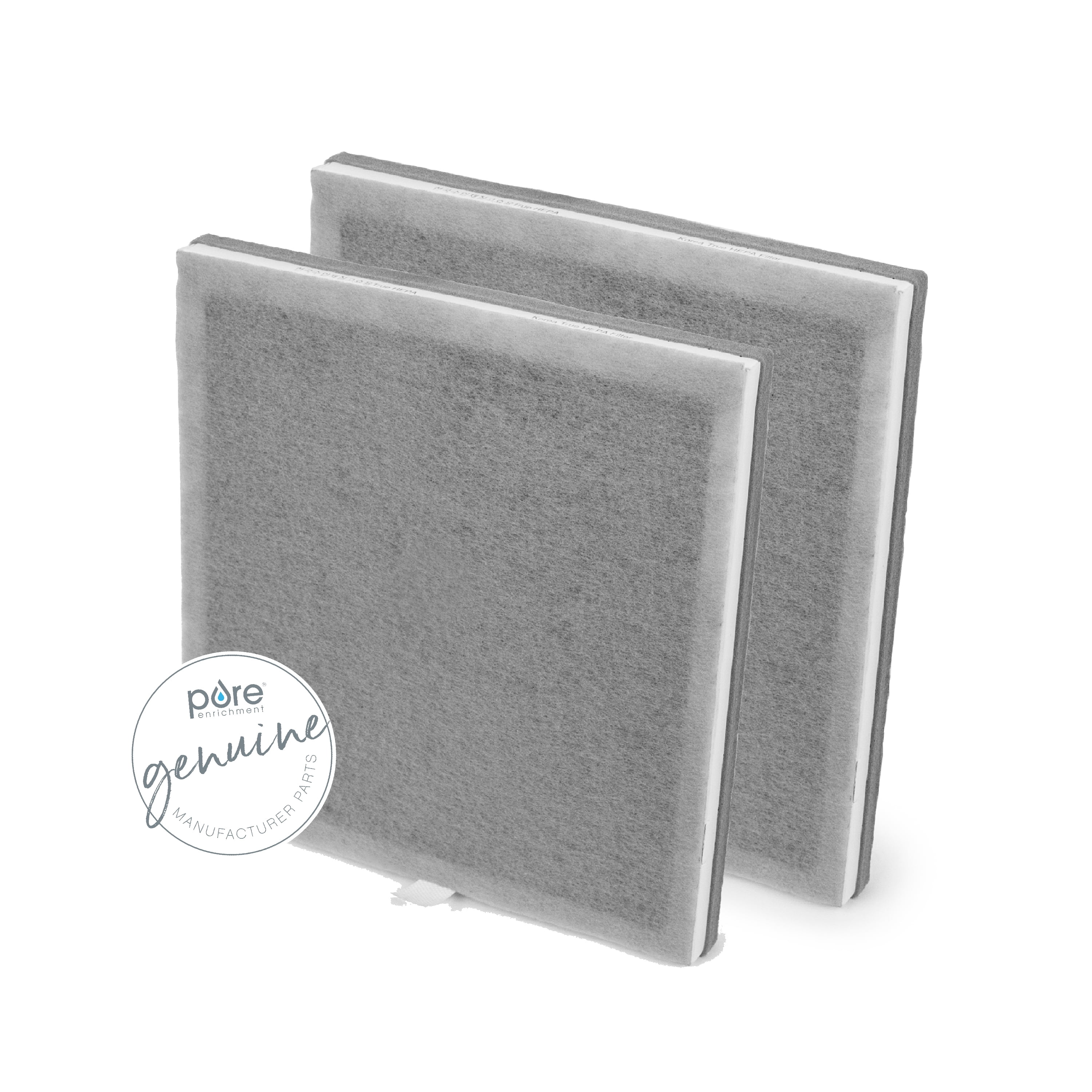 Pure Enrichment 3-in-1 True HEPA Replacement Filter, 2 Pack, Removes ...