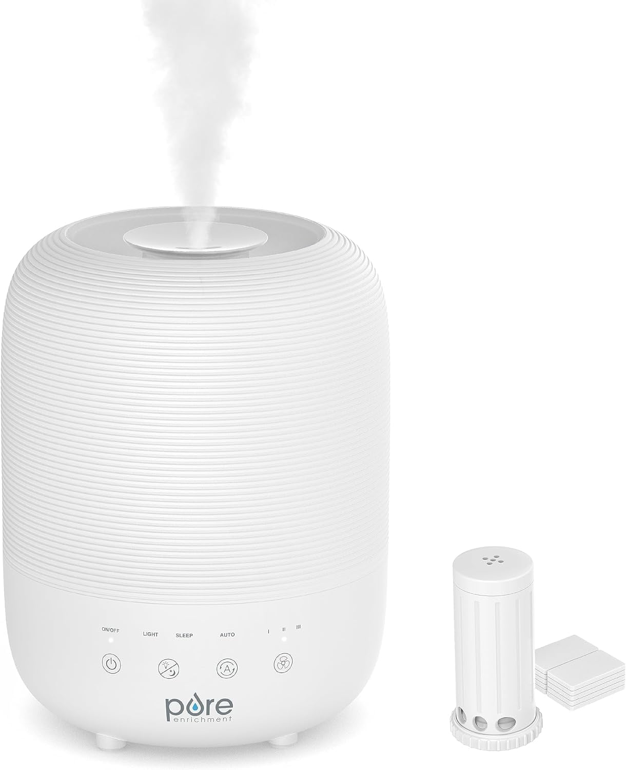 Pure Enrichment Hume Sense Humidifier with Easy Top Fill, Room Filter ...