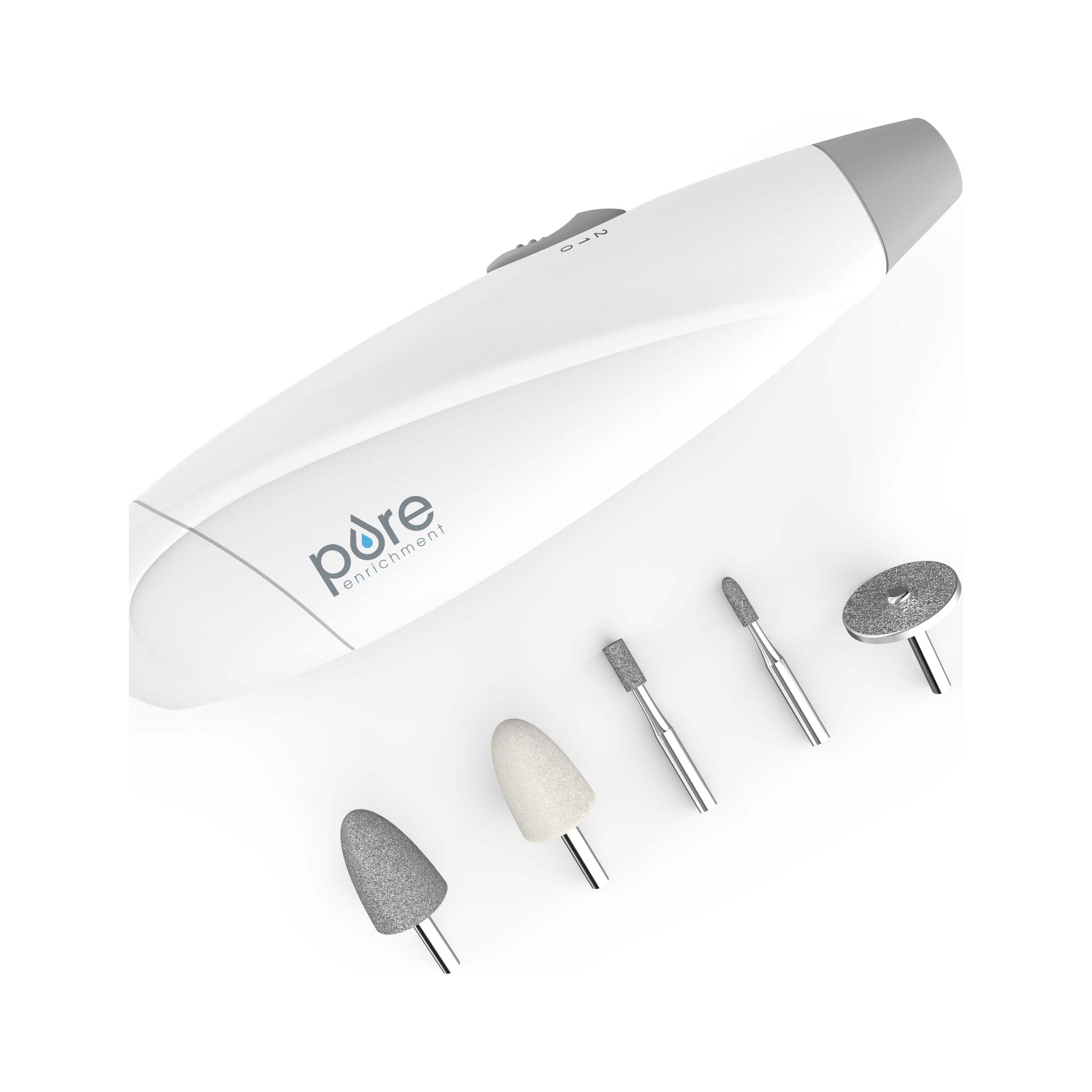 Pure Enrichment Cordless Nail System with 5 Attachments, 2 Speeds ...