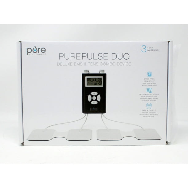 Pure Enrichment Pure Pulse Duo Deluxe EMS & Tens Combo Device - Walmart Business Supplies
