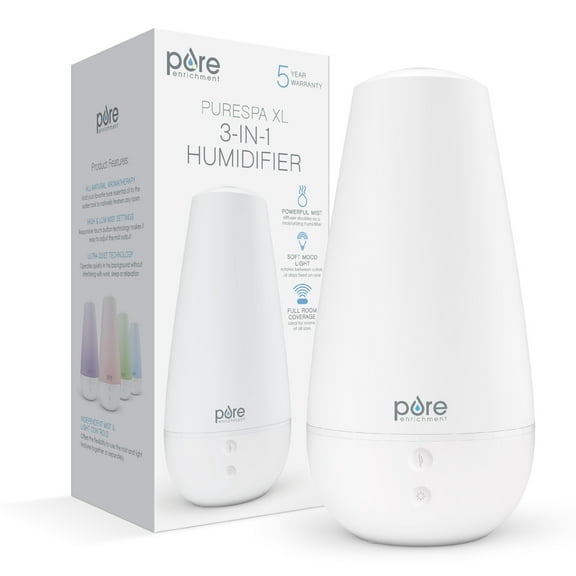 Pure Enrichment PureSpa XL 3-in-1 Cool Mist Humidifier, Essential Oil ...