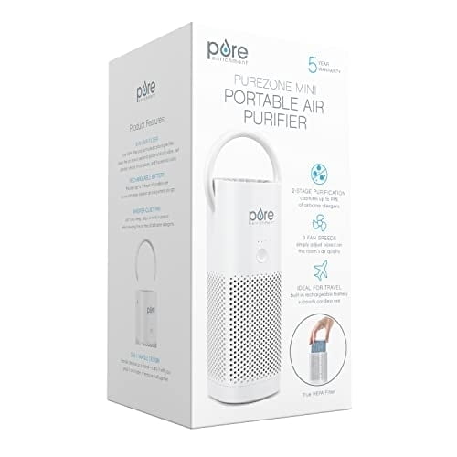Pure Enrichment® PureZone™ Mini Portable Air Purifier - True HEPA ...