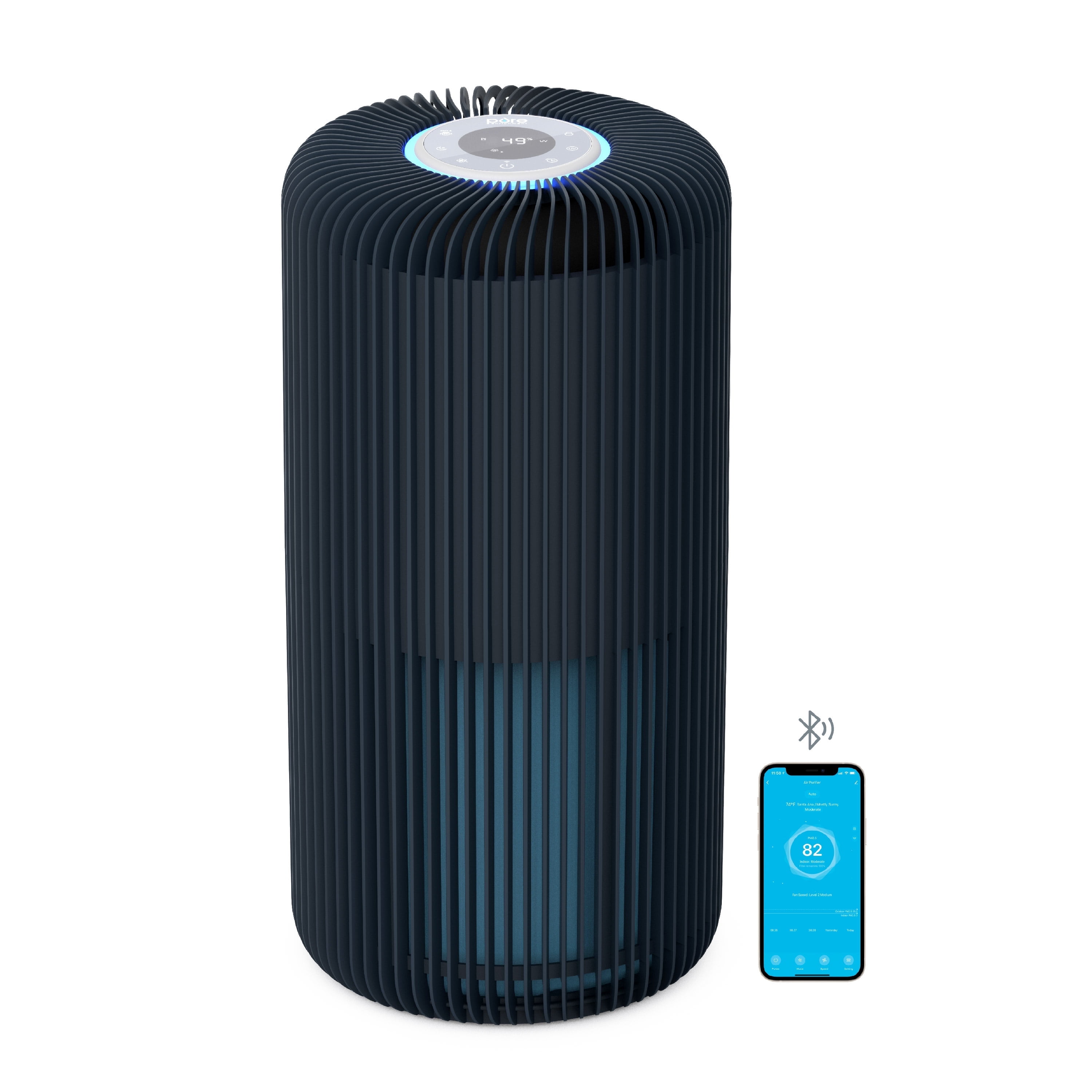 Pure Enrichment® PureZone™ Turbo Smart Air Purifier for Large Rooms ...