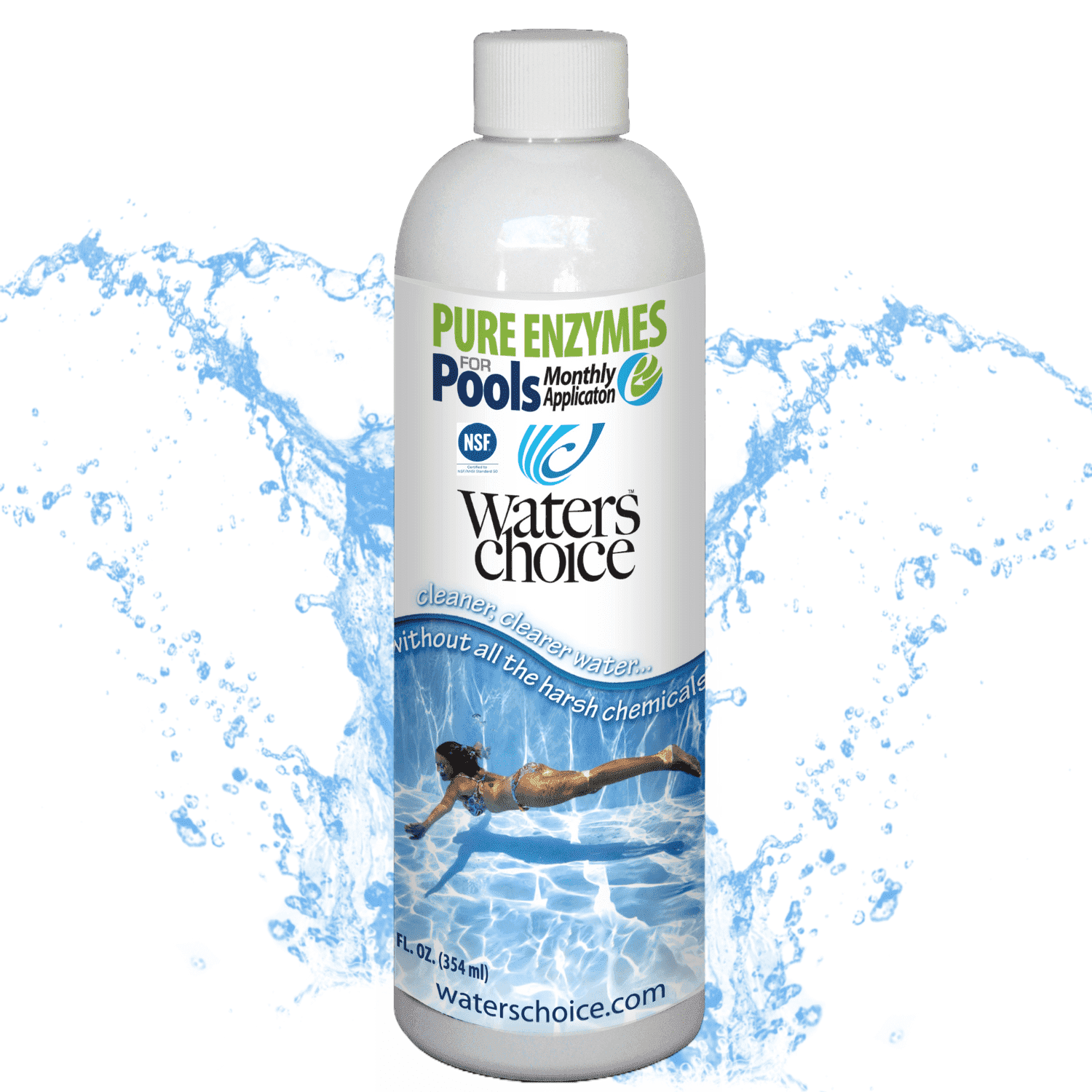 Pure Enzymes for Pools, Non-Toxic Monthly Natural Enzymes for Swimming ...