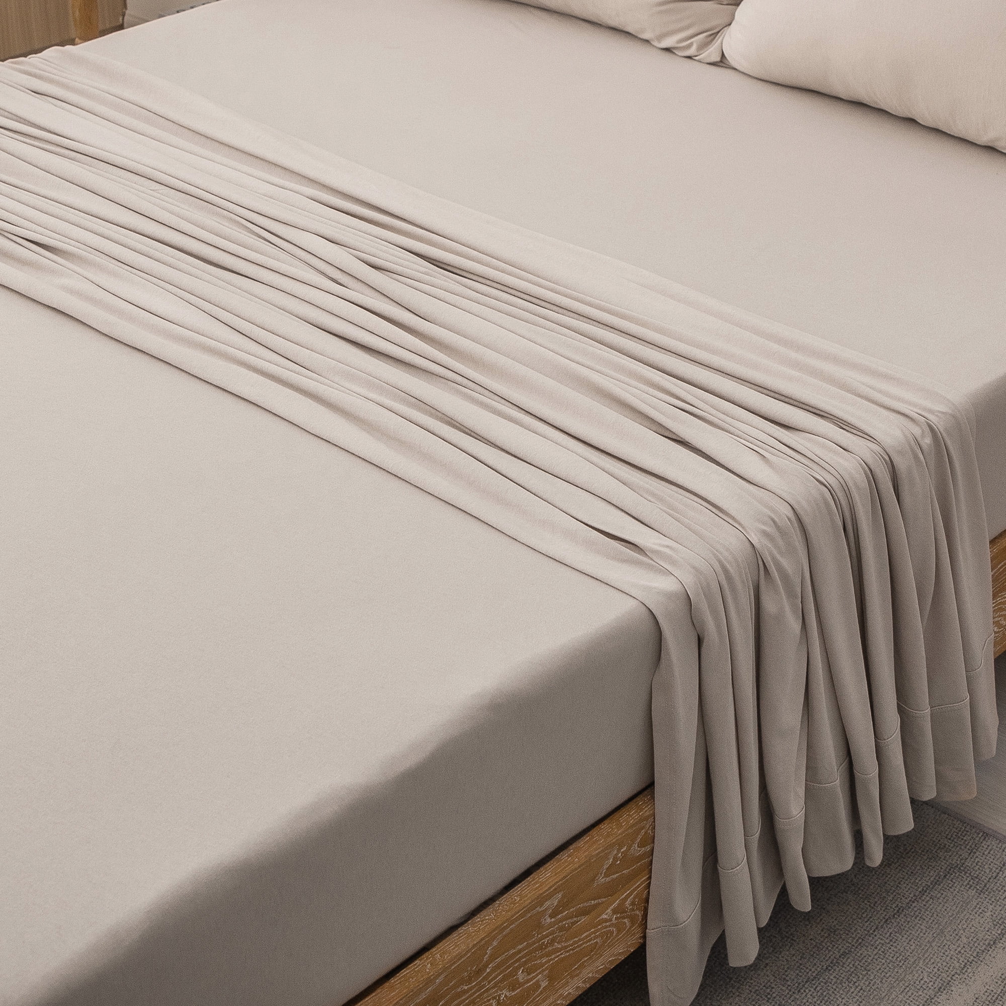 Pure Era Flat Sheet/Top Sheet Only 100% Jersey CottonSuper Soft ...