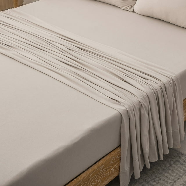 Pure Era Flat Sheet/Top Sheet Only 100% Jersey CottonSuper Soft ...