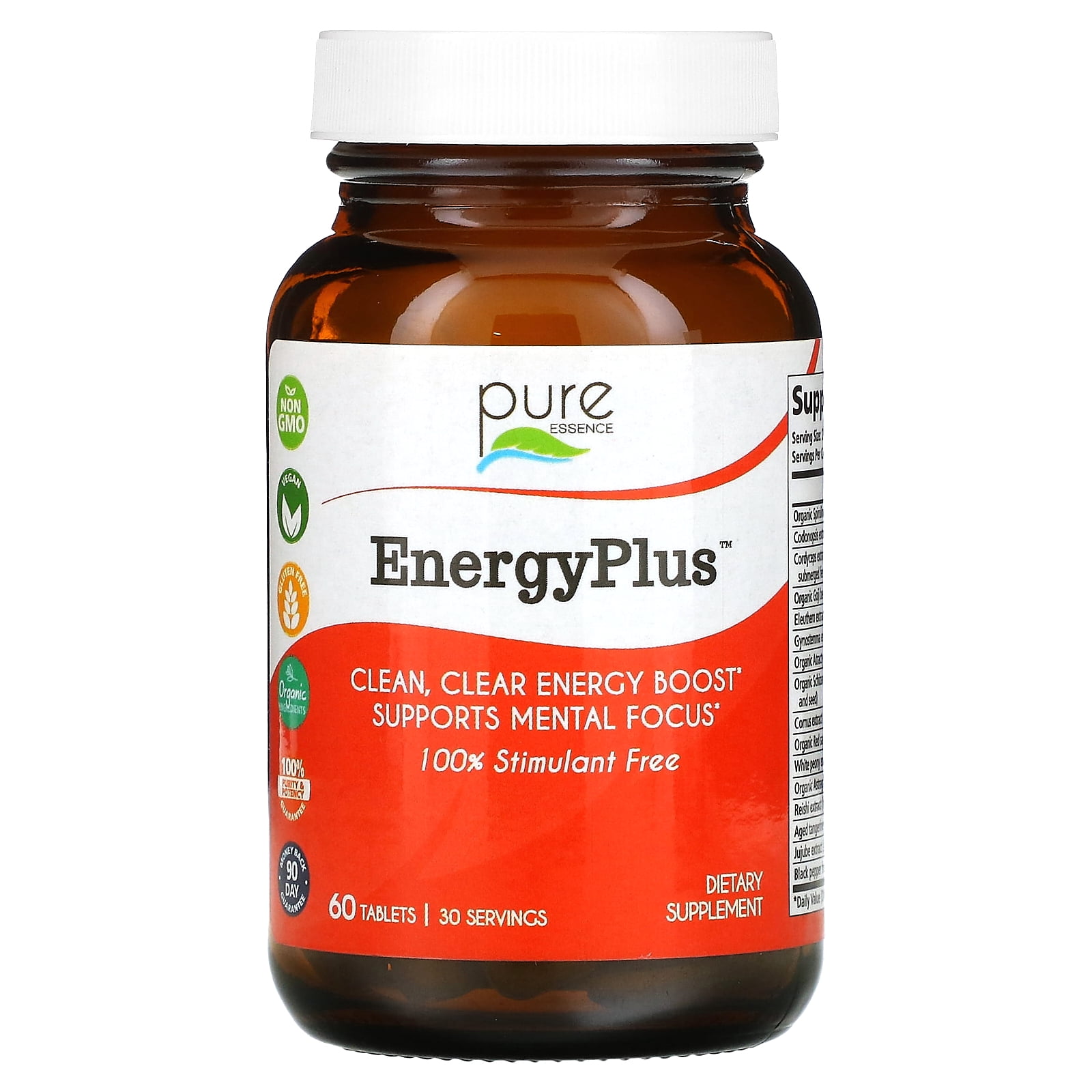 Pure Essence Labs EnergyPlus - 60 Tablets - Walmart.com