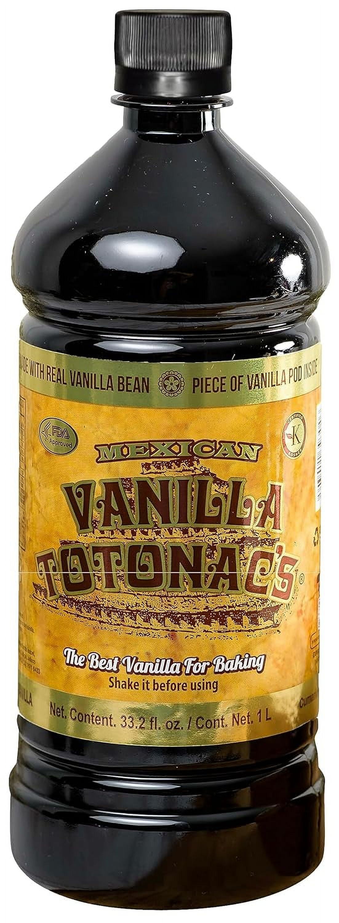 Pure Extract - 33.2 Oz Bottle - Premium Vanilla Liquid for Baking ...