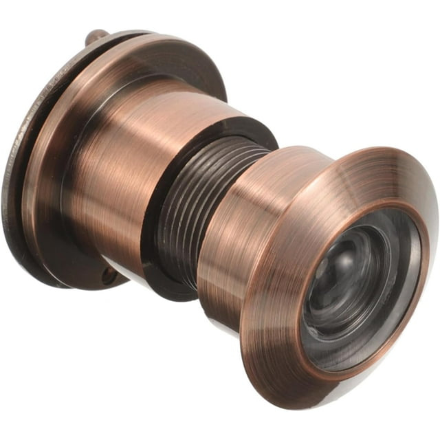 Pure Eye Door Mirror Safety Door Viewer Security Peephole Cover Copper ...