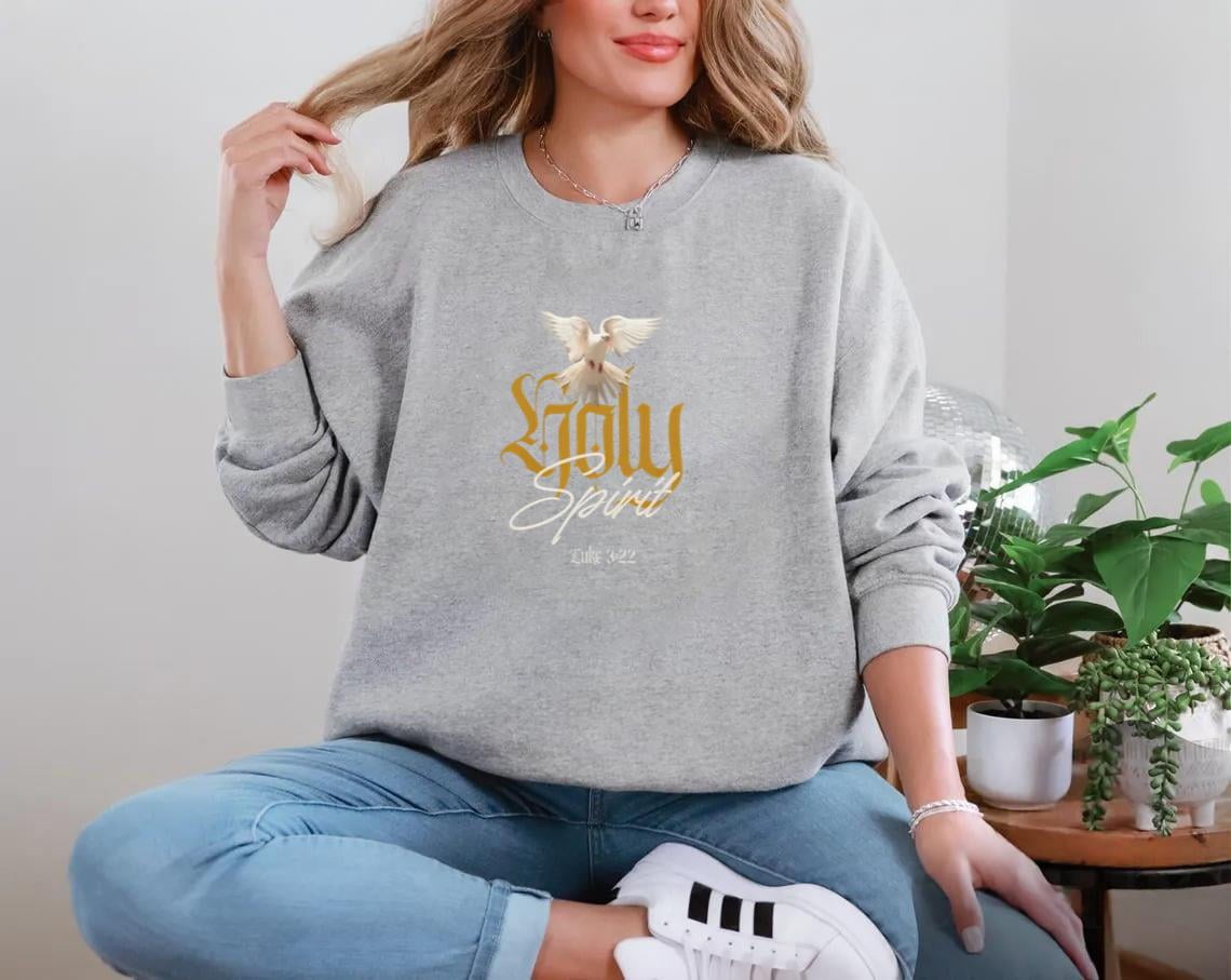 Pure Faith Sweatshirt with Daily Christian Message of Hope & Love, for ...