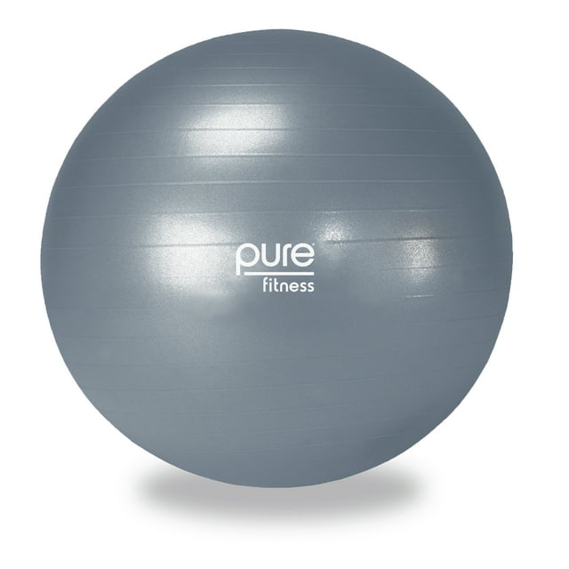 Pure Fitness 75cm Professional Anti0Burst Stability Ball, 350lb Weight ...