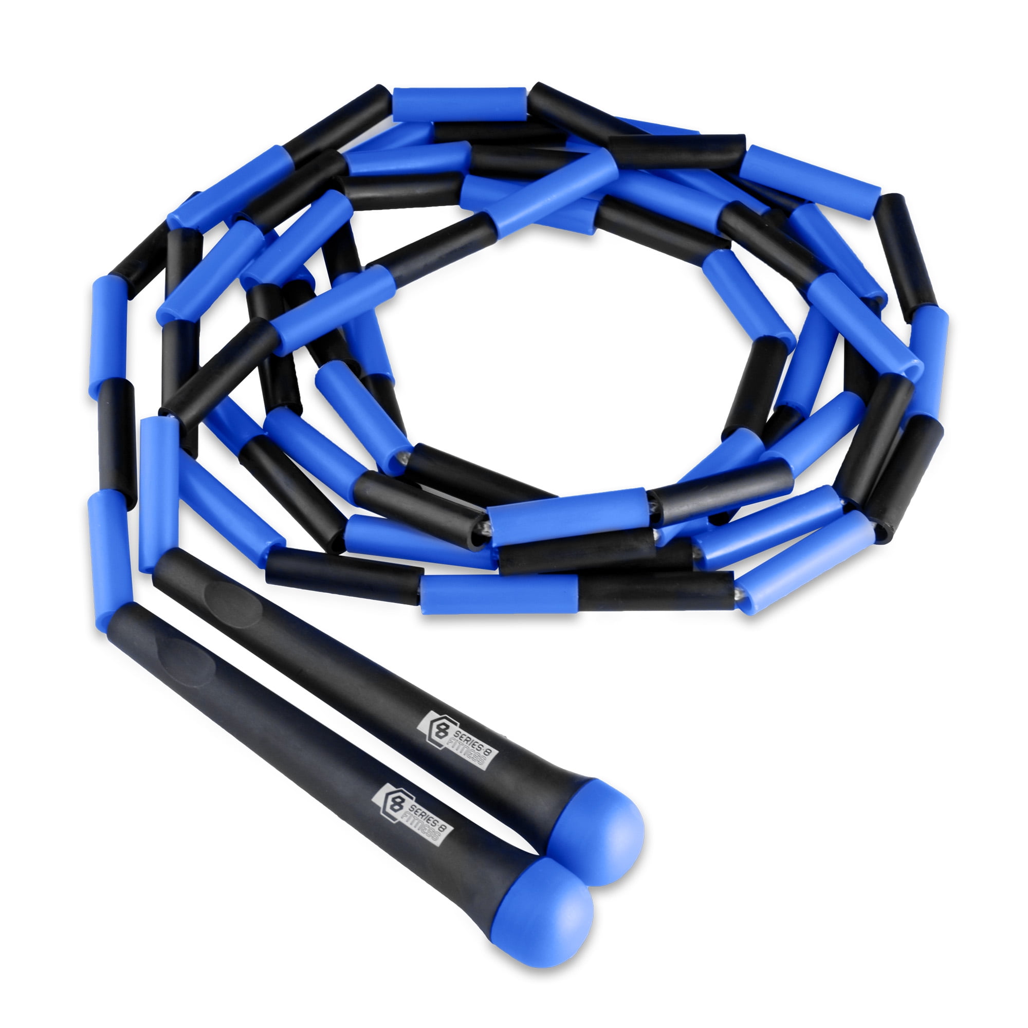 Pure Fitness 9 Foot Beaded Jump Rope Blue - Walmart.com