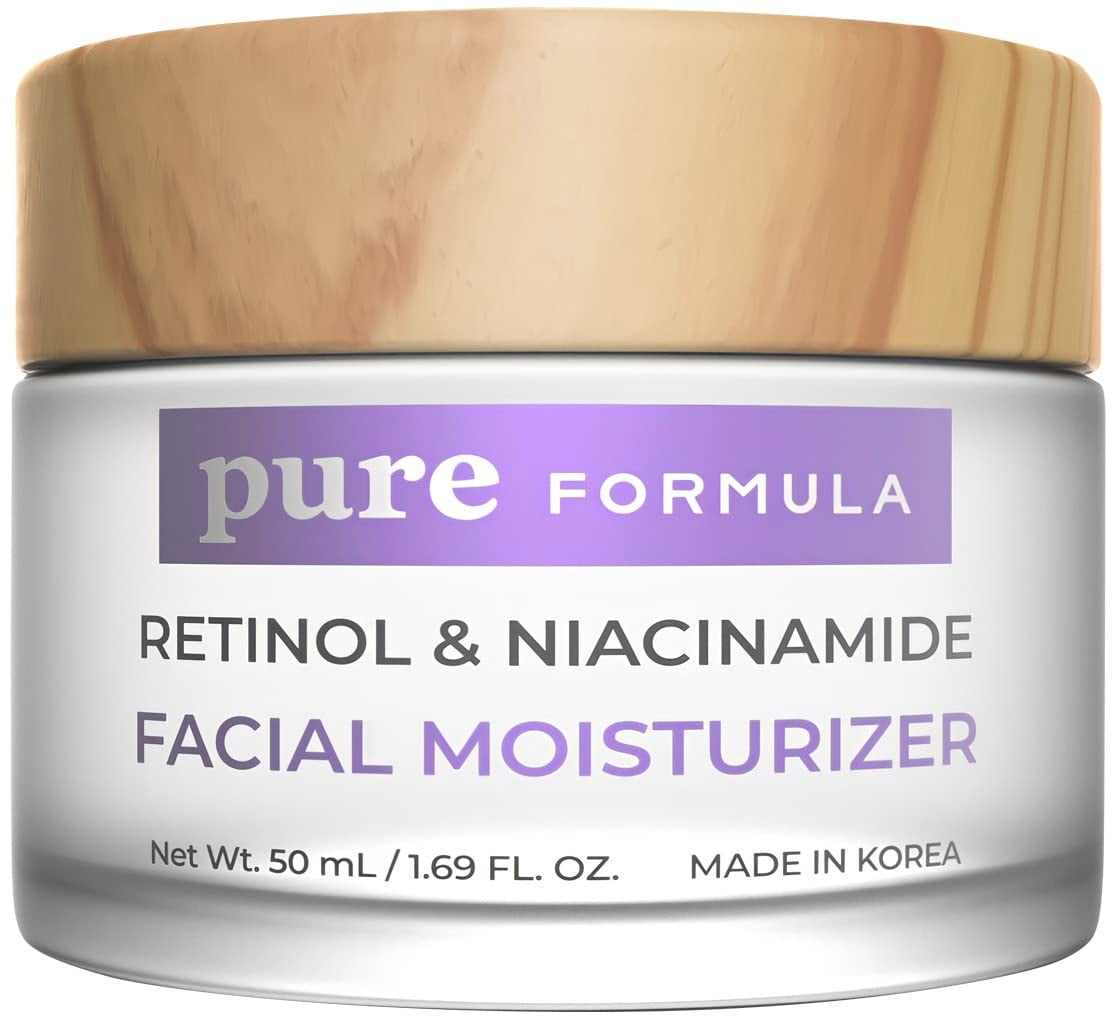 Pure Formula Retinol and Niacinamide Daily Face Moisturizer - Treats ...