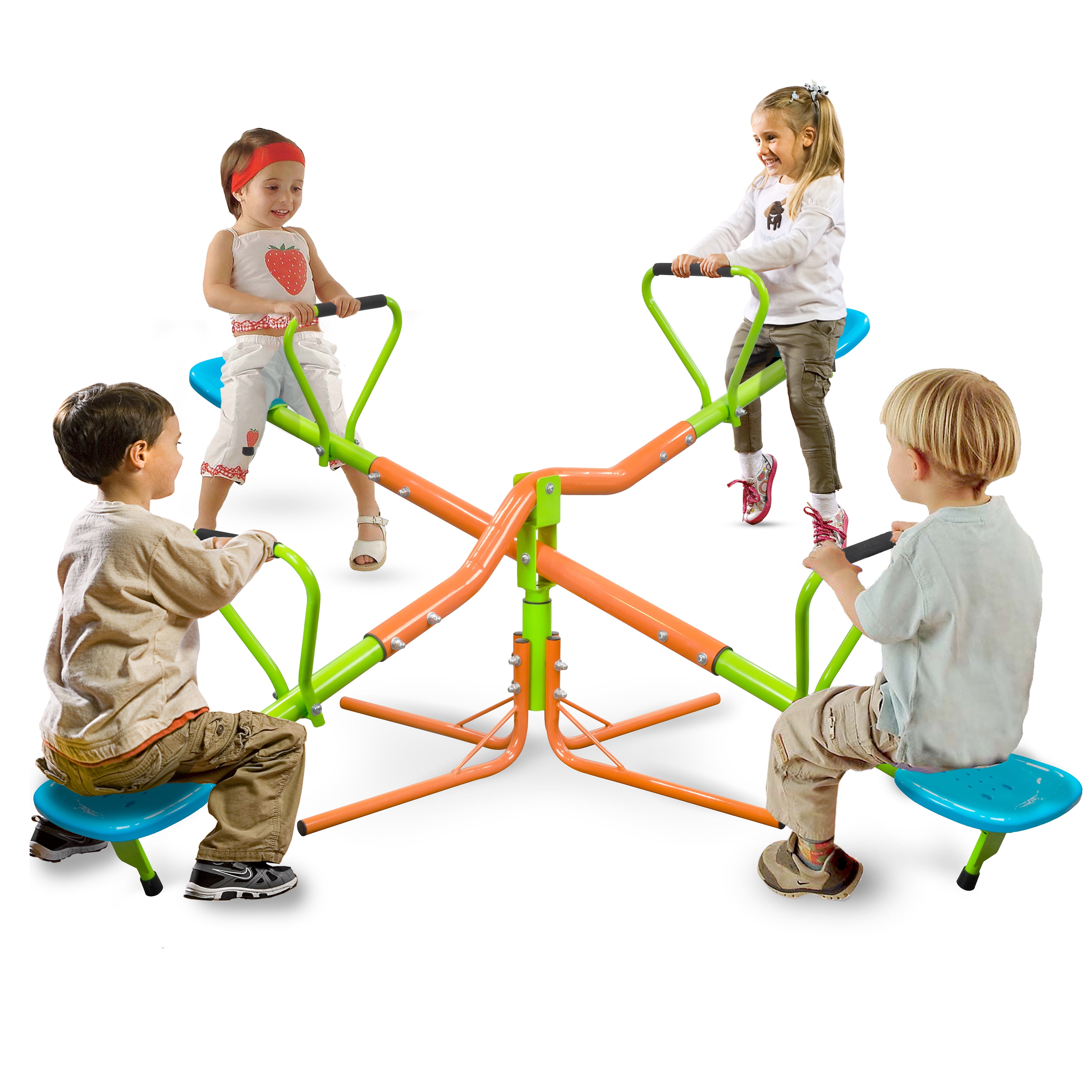 Pure Fun 360 Swivel Seesaw, Indoor or Outdoor, 100lb Weight Limit, Ages ...