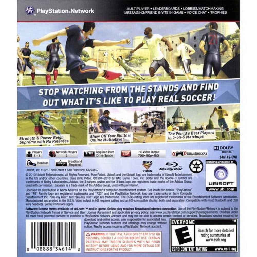 Ubisoft Pure Futbol (PS3) - Walmart.com