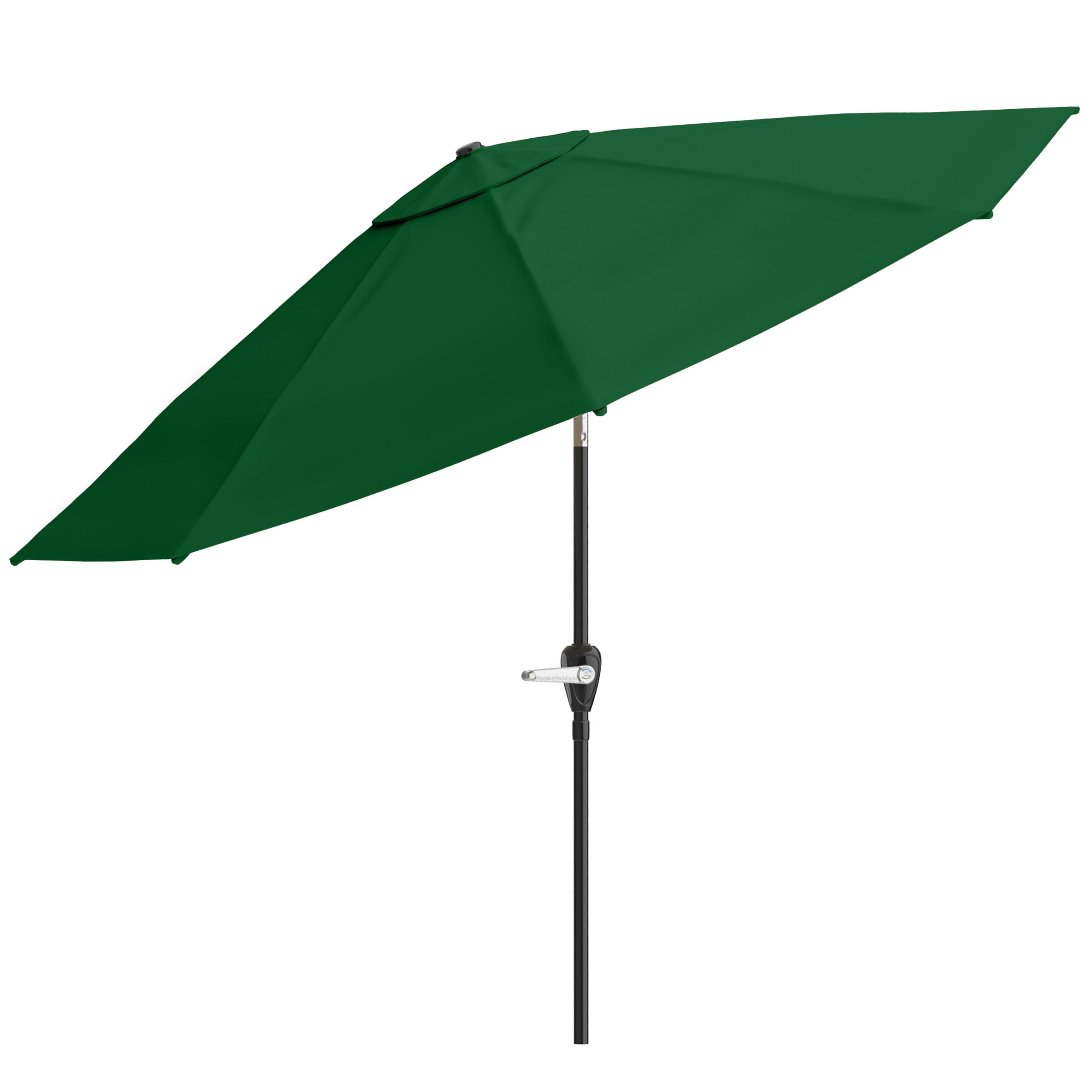 Pure Garden 10FT Patio Umbrella - Auto Tilt and Vented Canopy (Hunter ...