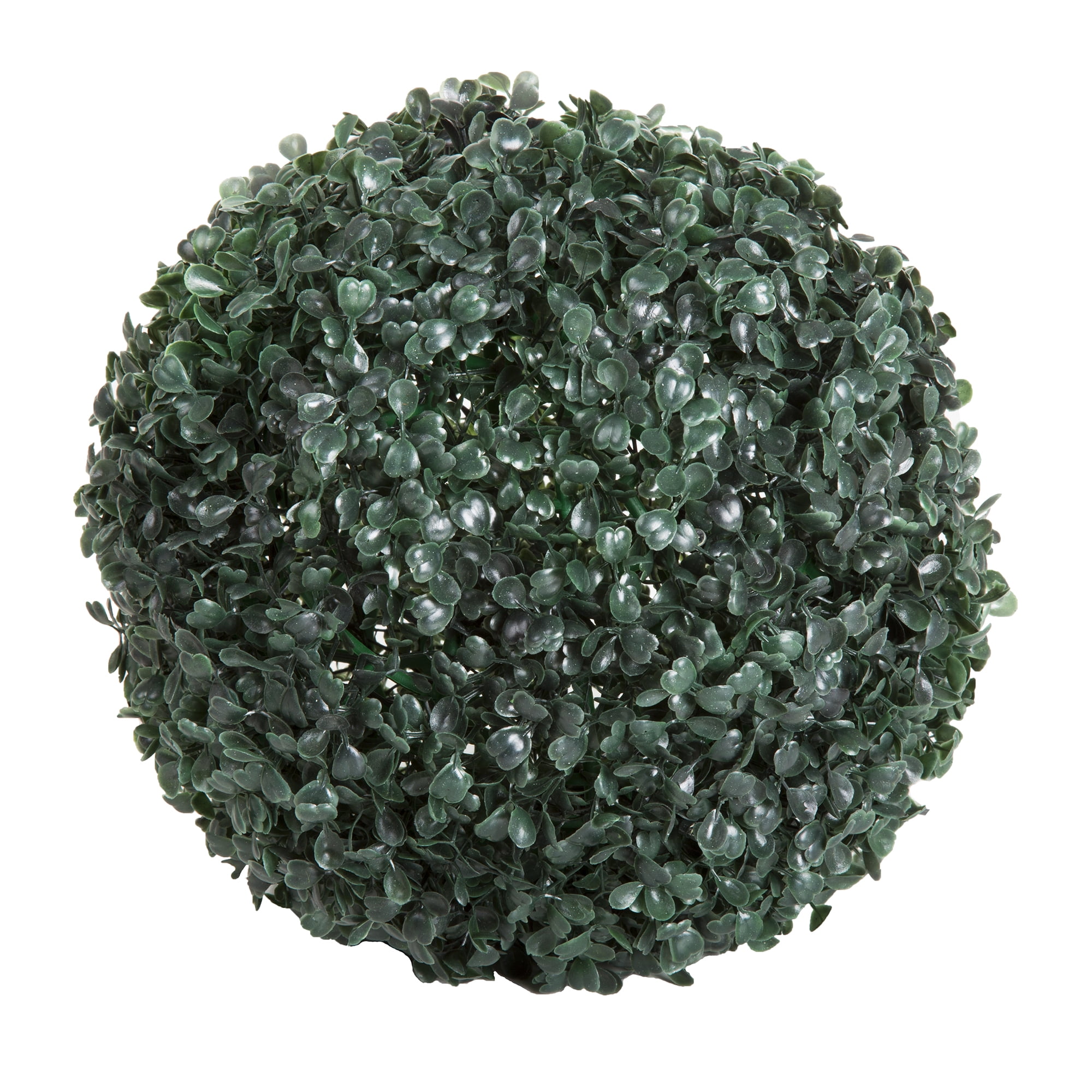 Pure Garden 11-Inch Artificial Boxwood Topiary Ball with Solar LED ...