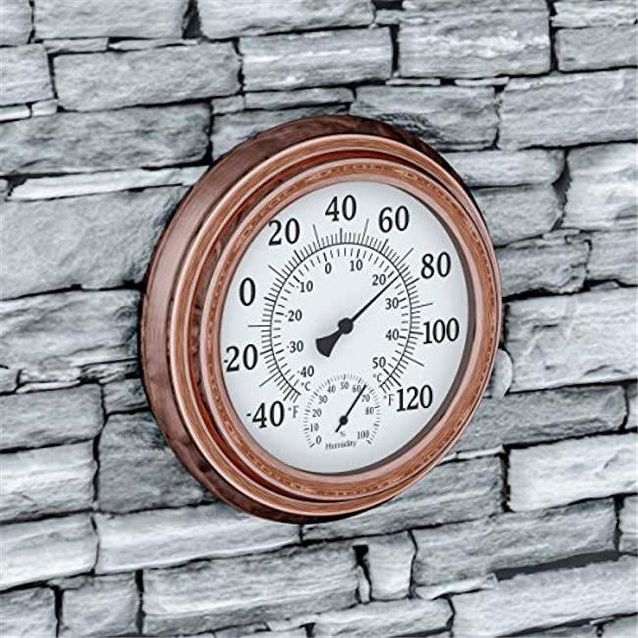 Pure Garden 50-LG1078 Decorative Indoor Outdoor Temperature ...
