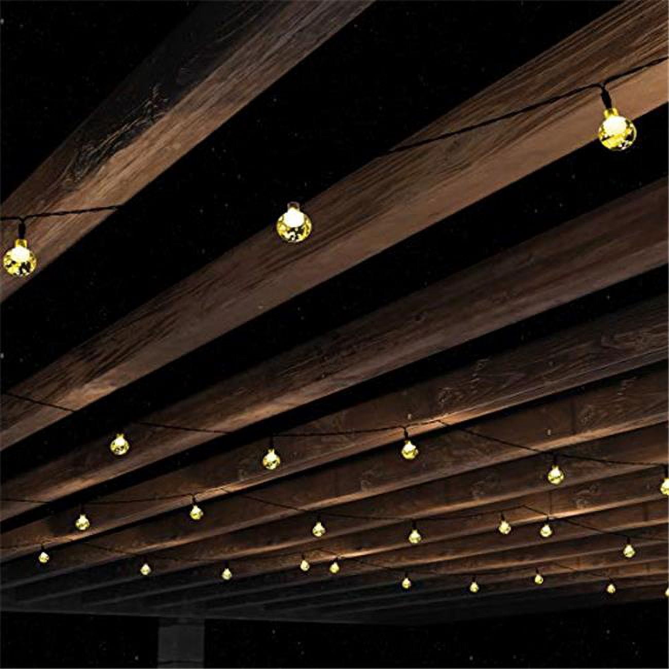 Pure Garden 50-LG1087 Outdoor Sting Solar Powered Round Globe Hanging ...