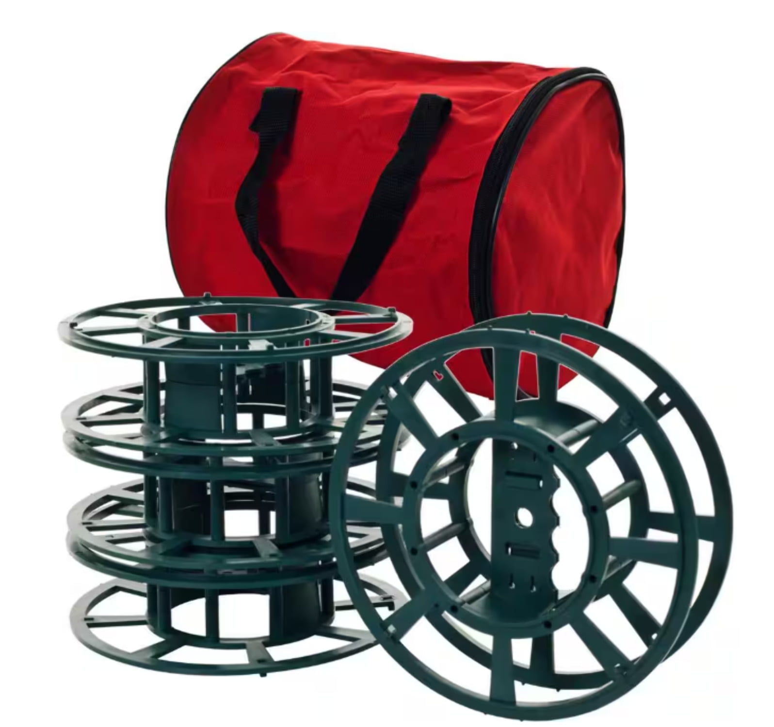 Pure Garden Four 100 ft. Extension Cord Reels for Storing Christmas ...