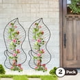 Pure Garden 44” Metal Trellis 2-Pack – Indoor/Outdoor Plant Support for ...