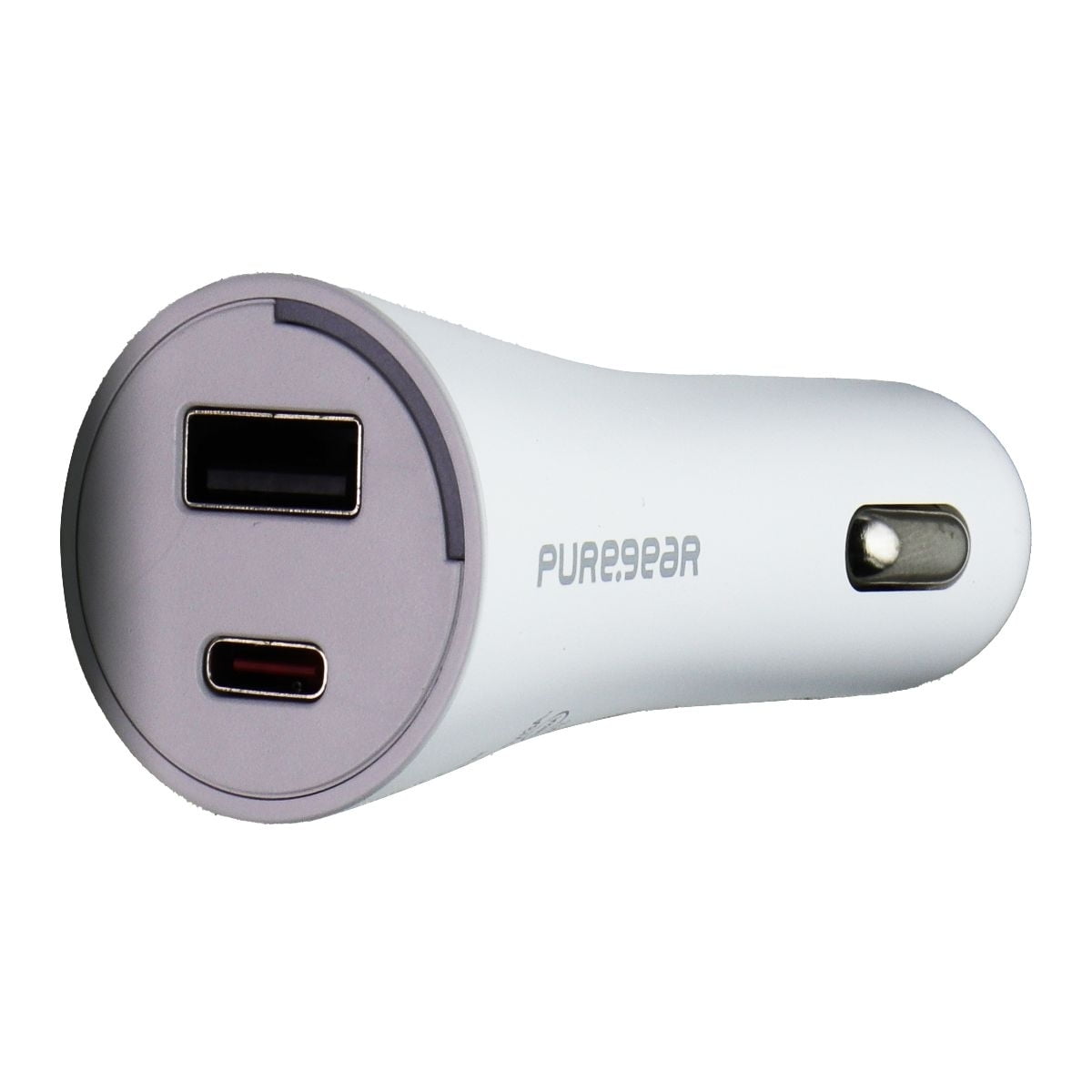 Pure Gear Light Speed 42W Dual Port USB-C + USB-A Car Charger - White ...