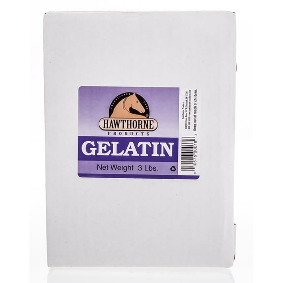 Pure Gelatin Powdered Supplement, 3 lb for Horse Hoof and Hair Health ...
