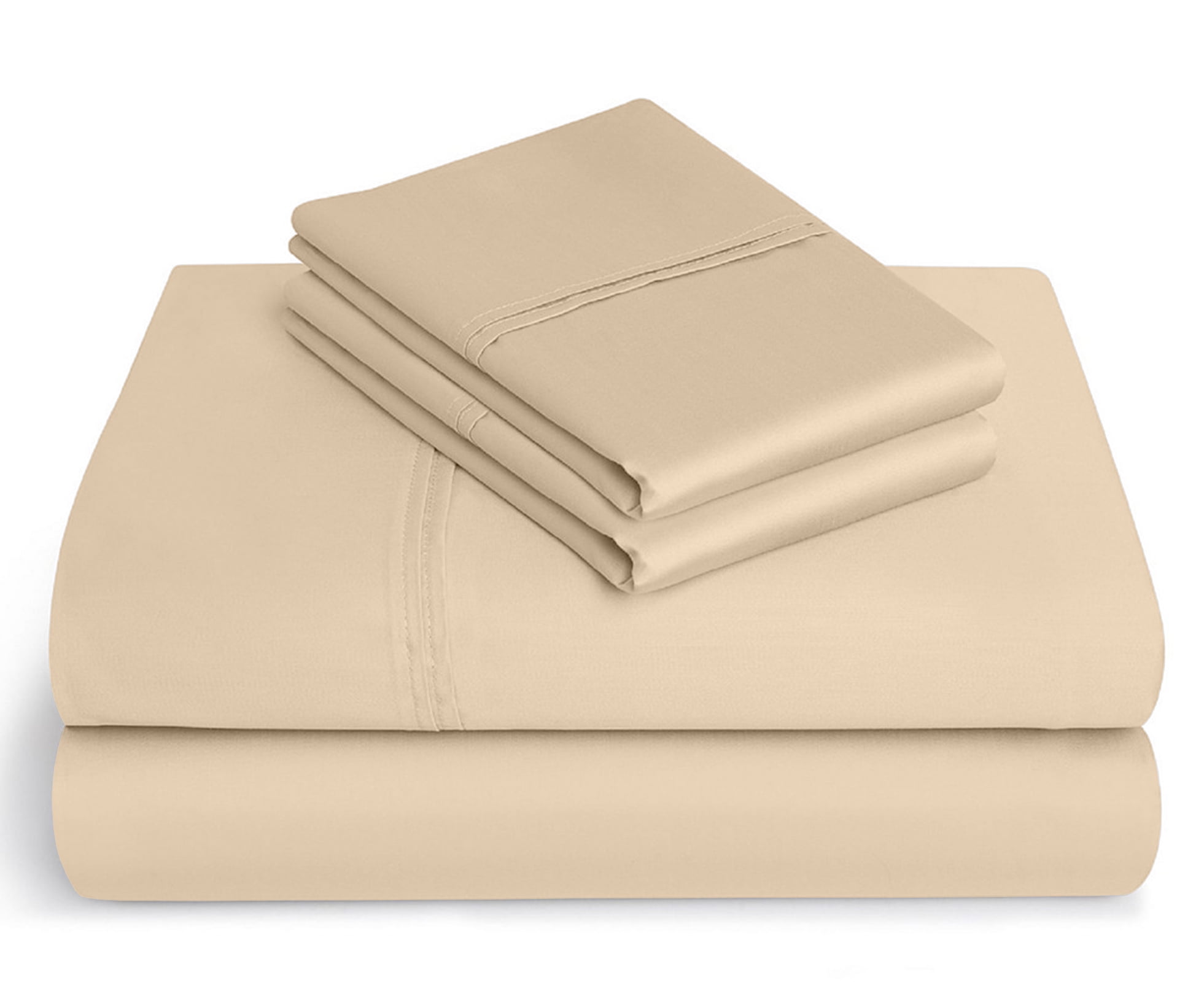 Pure Giza Cotton Split Head King Size Bed Sheets Set- 300-TC Bedding ...