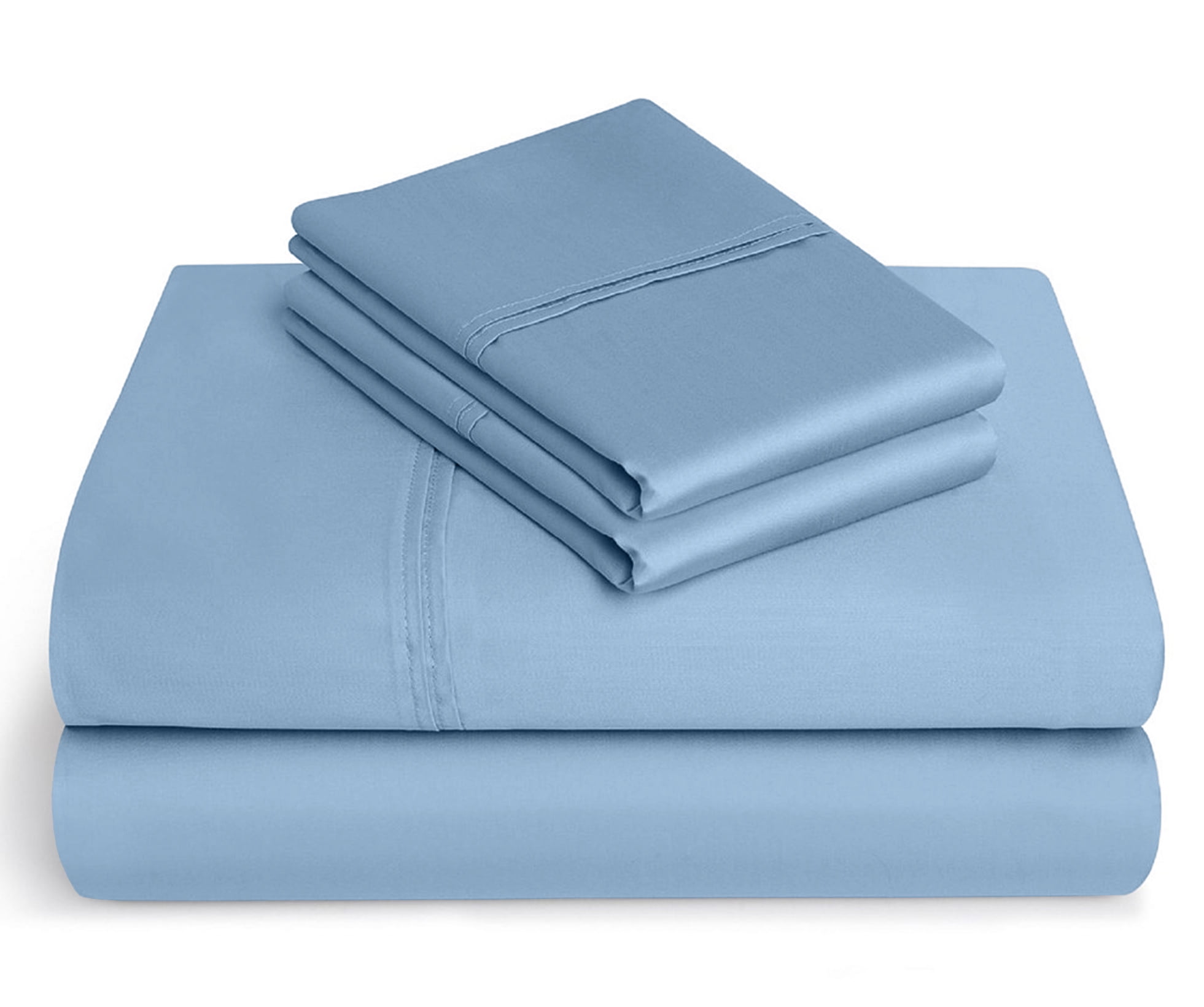 Pure Giza Cotton Split King Size Bed Sheets Set- 300-TC Bedding – Split ...