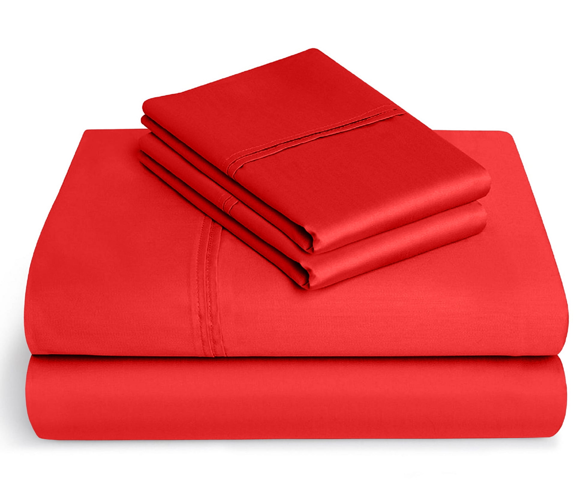 Pure Giza Cotton Split King Size Bed Sheets Set- 300-TC Bedding – Split ...
