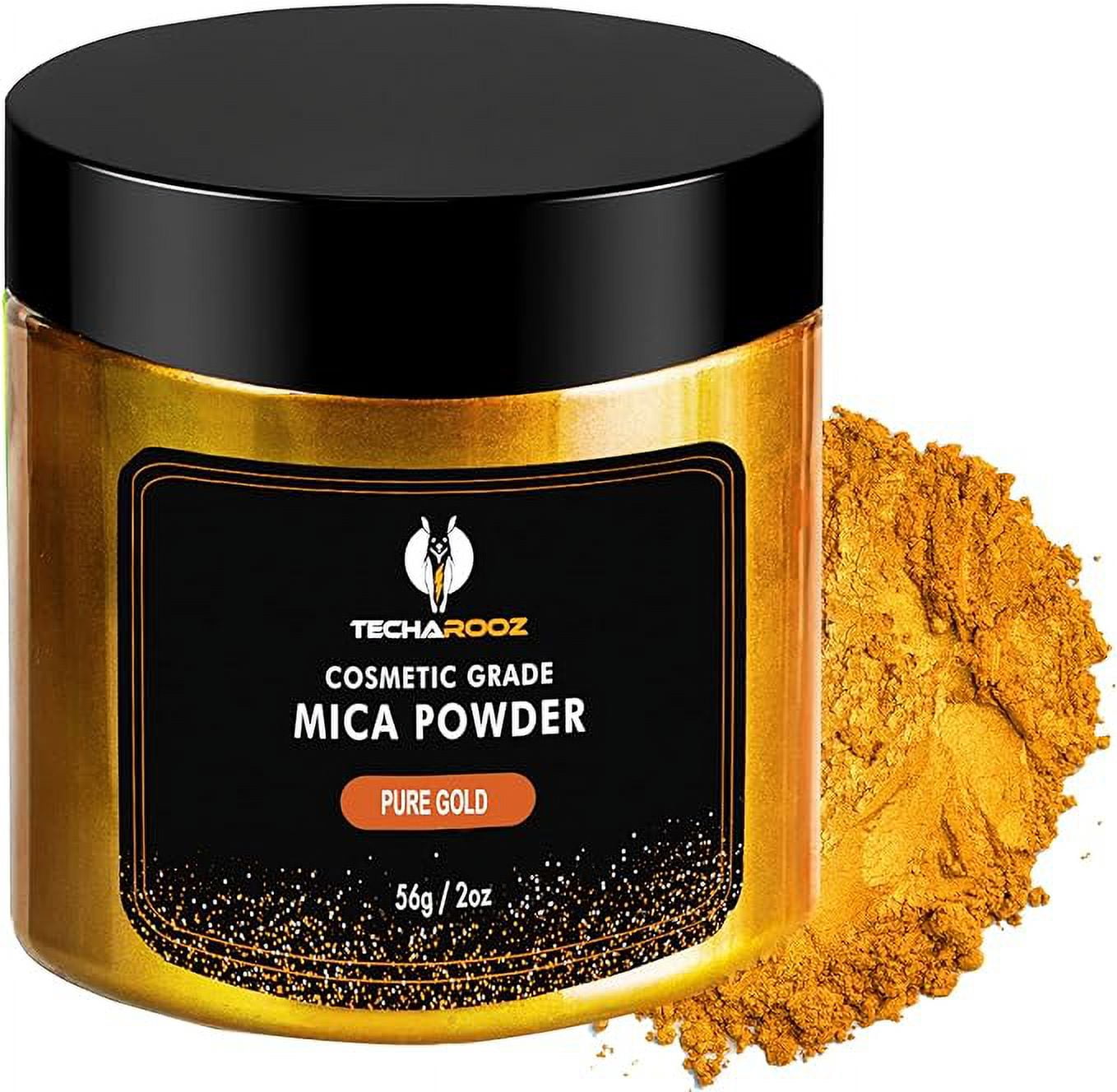 Pure Gold MICA Powder for EPOXY Resin 56G / 2OZ. JAR - TECHAROOZ 2 Tone ...