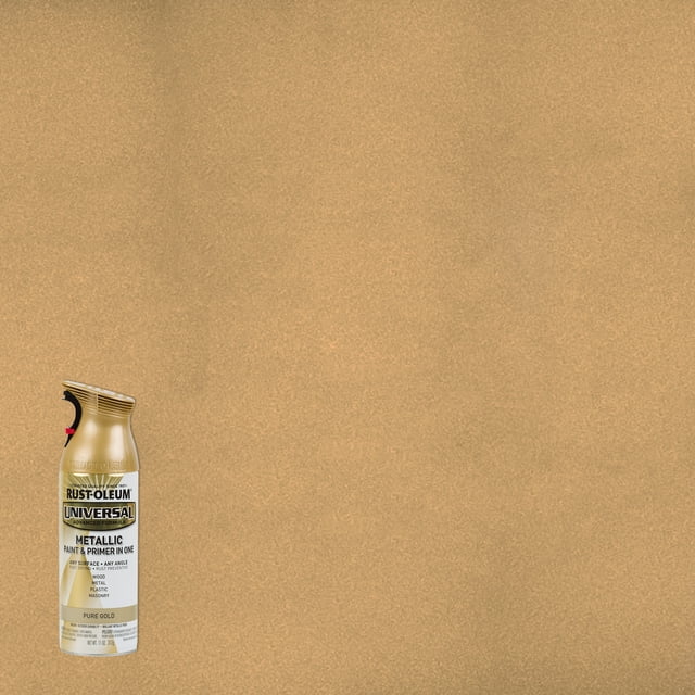 Pure Gold, Rust-Oleum Universal All Surface Interior/Exterior Metallic ...