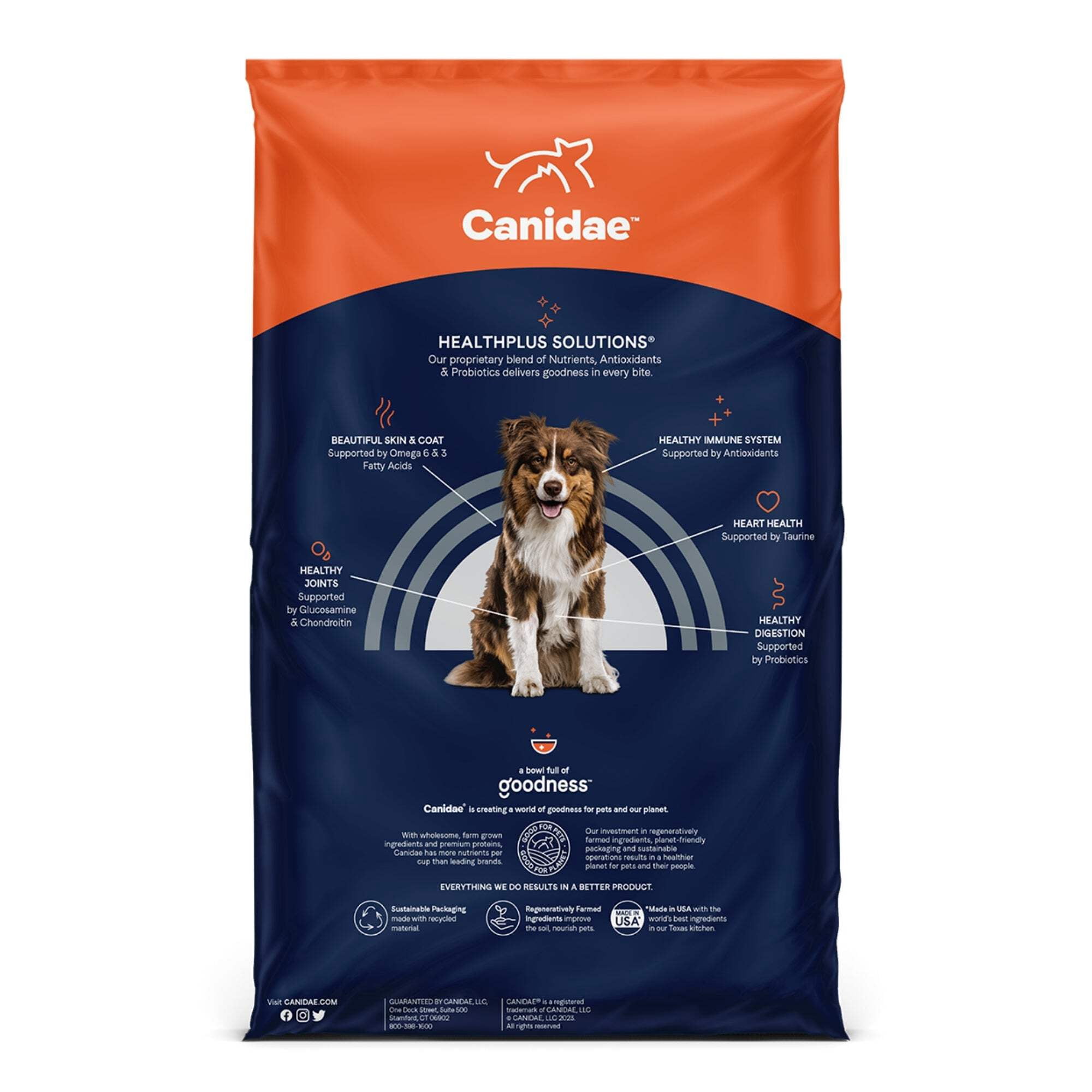 CANIDAE PURE Goodness Grain-Free LID Dry Dog Food Chicken, Lentil Pea ...