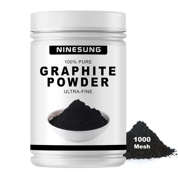 Pure Graphite Powder | 1000 Grit Superultra-Fine Graphite Powder | Dry ...