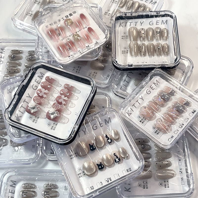 Pure Handmade Wearable Nail Art Blind Box Nail Salon Wholesale Blind ...