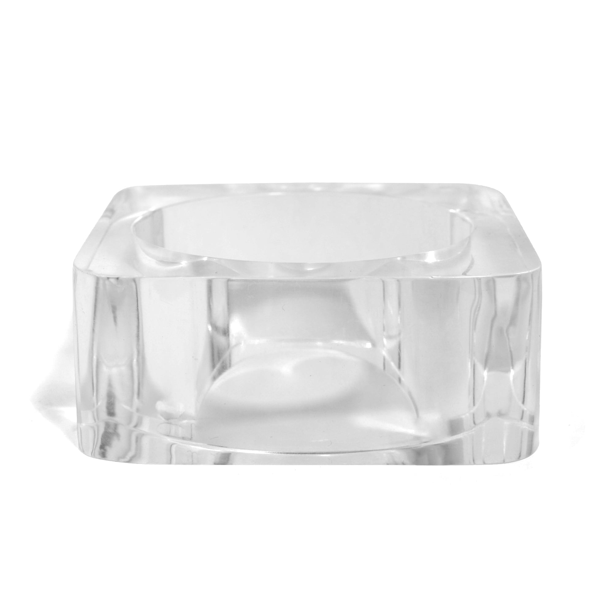 Pure Hands Handmade Acrylic Bangle – Diaphanus Glory Square Crystal ...