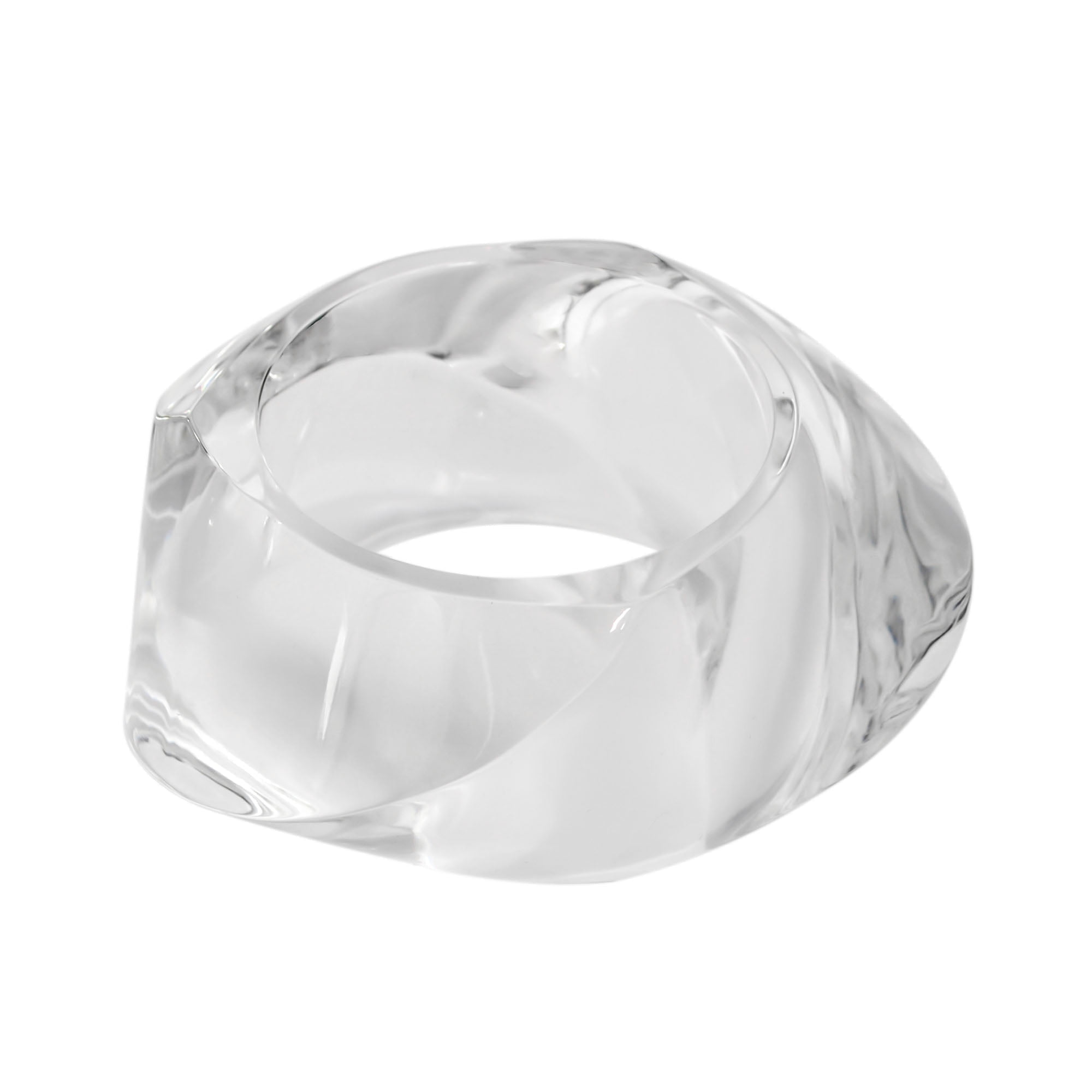 Pure Hands Diaphanus Serenity Handmade Acrylic Bangle Fluid Seamless ...