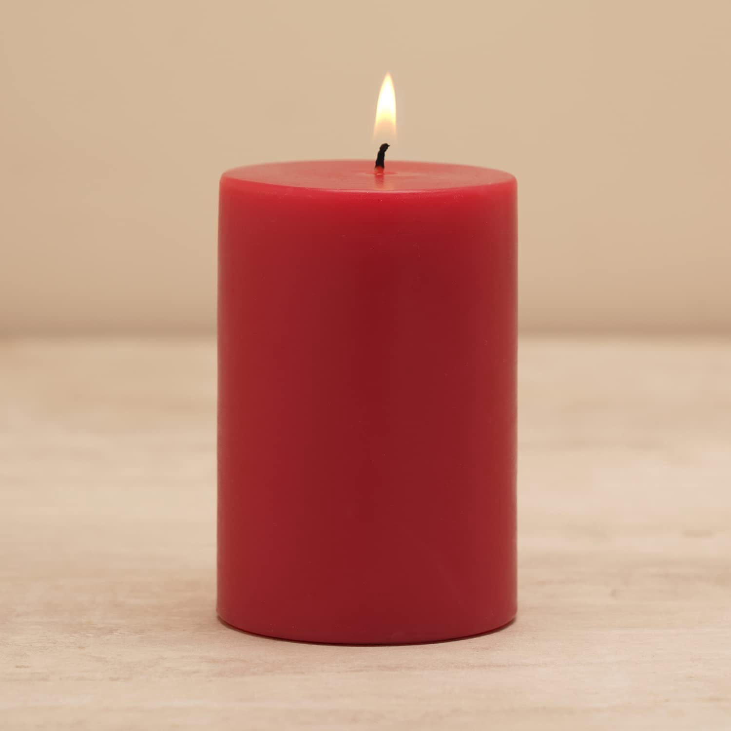 Pure Home and Living Red Apple Cinnamon Pillar Candle - Walmart.com