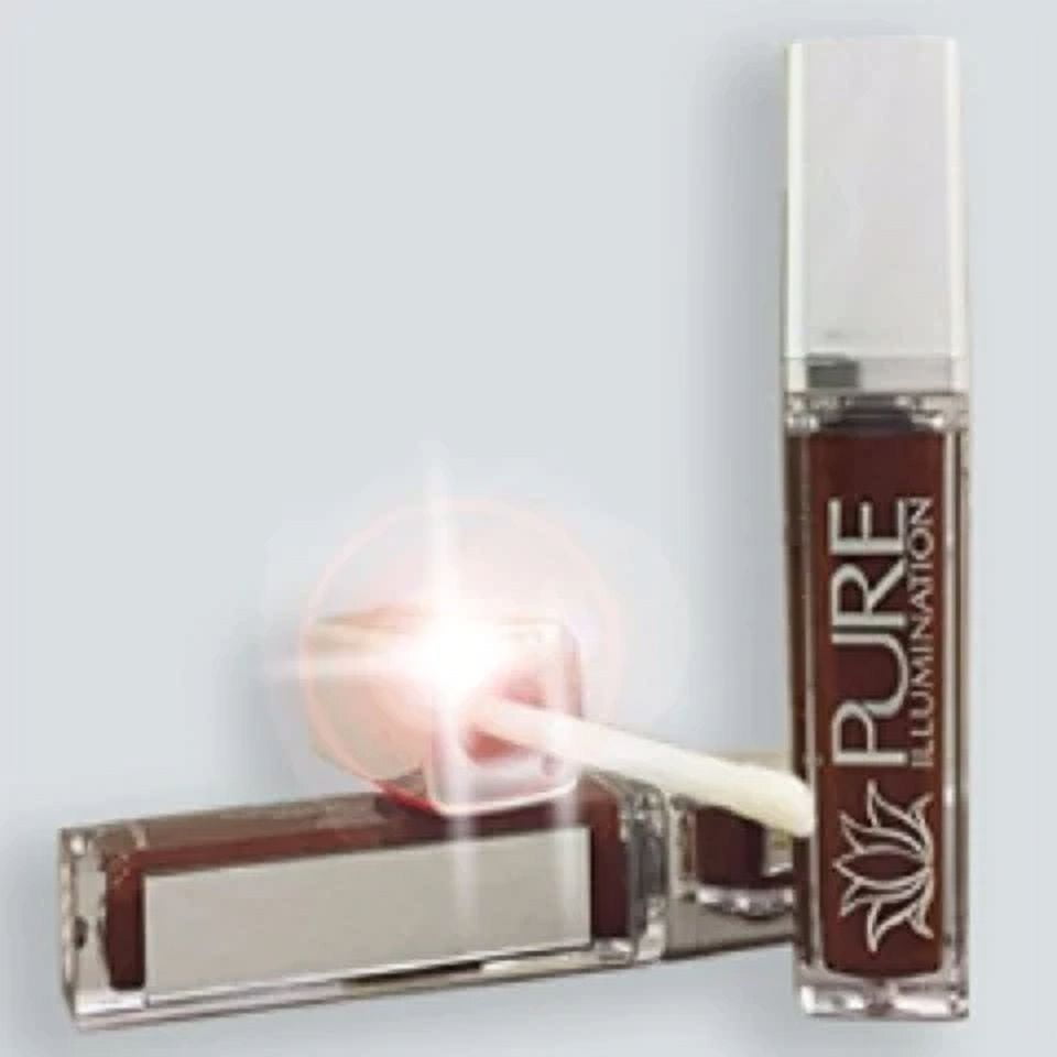 Pure Illumination LIGHT UP Lip Gloss with Push Button Light and Side ...
