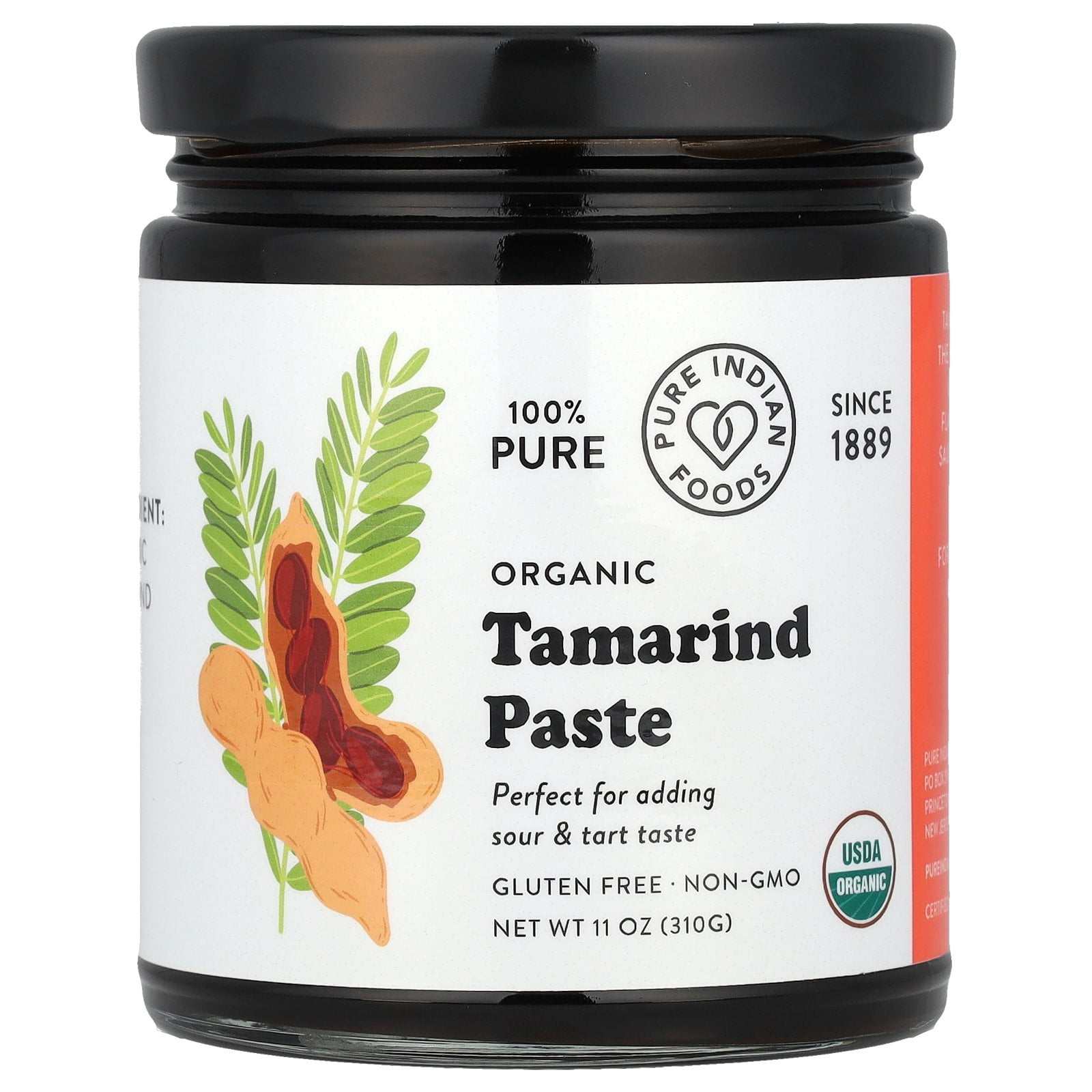 Pure Indian Foods Organic Tamarind Paste, Vegan, Gluten-Free, Perfect ...