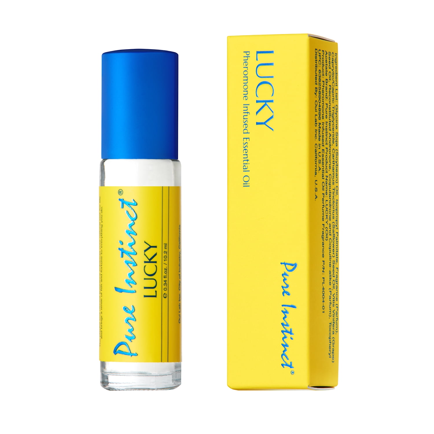 Pure Instinct LUCKY Roll-On The Original Pheromone Infused Body Oil ...