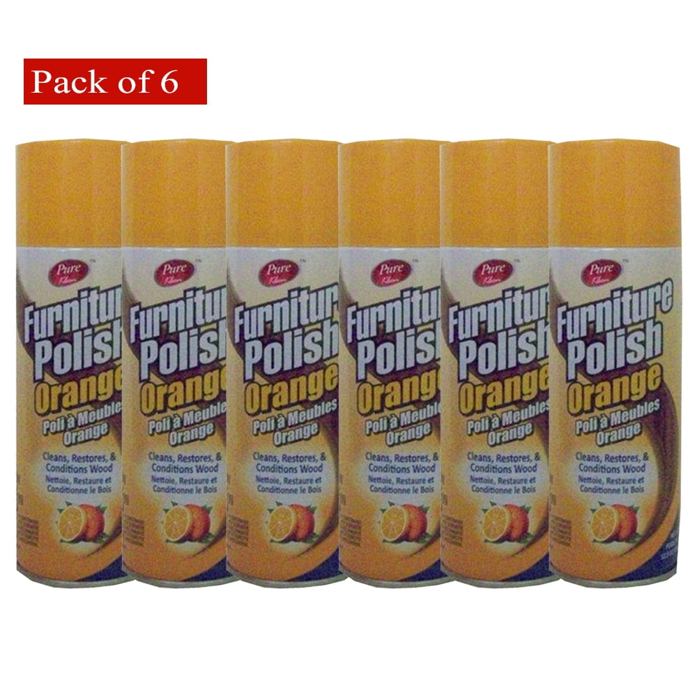 Pure Kleen Furniture Polish Orange 12.5Oz 350gr x 6 - Walmart.com